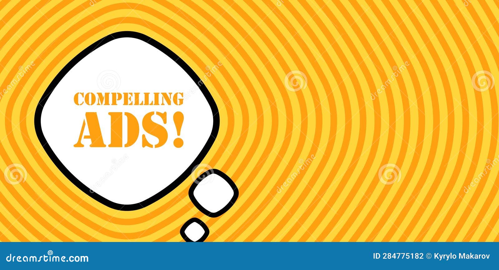 Speech Bubble with Compelling Ads Text. Boom Retro Comic Style. Pop Art ...