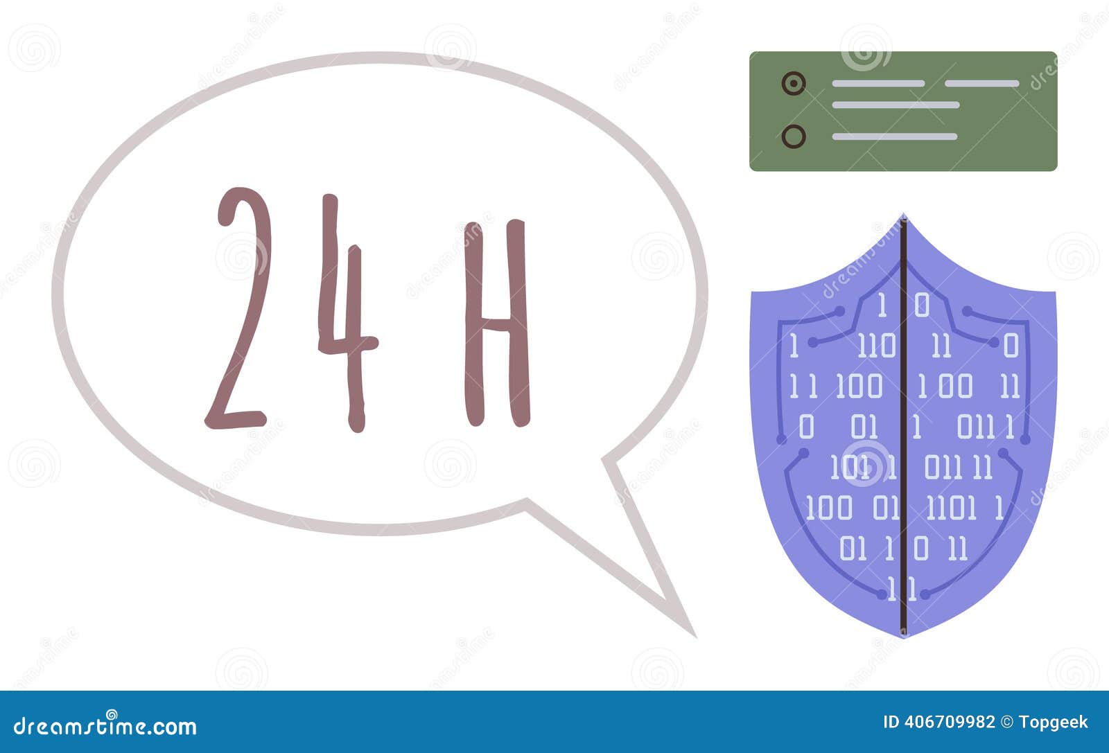 Digital Shield With Check Mark On Binary Code Background. 3D Rendering Stock Photo ...