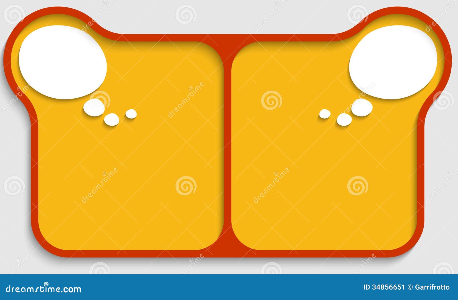 Speech bubble stock vector. Illustration of banner, border - 34856651