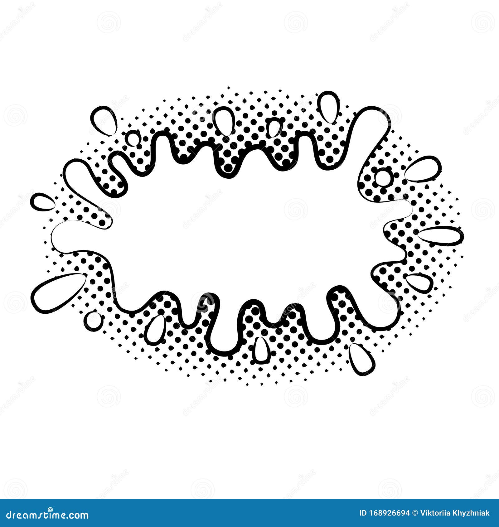 Speech Bubble in the Form of Blots Vector Flat Isolated Stock Vector ... Speech Bubble in the Form of Blots Vector Flat Isolated Stock Vector ...