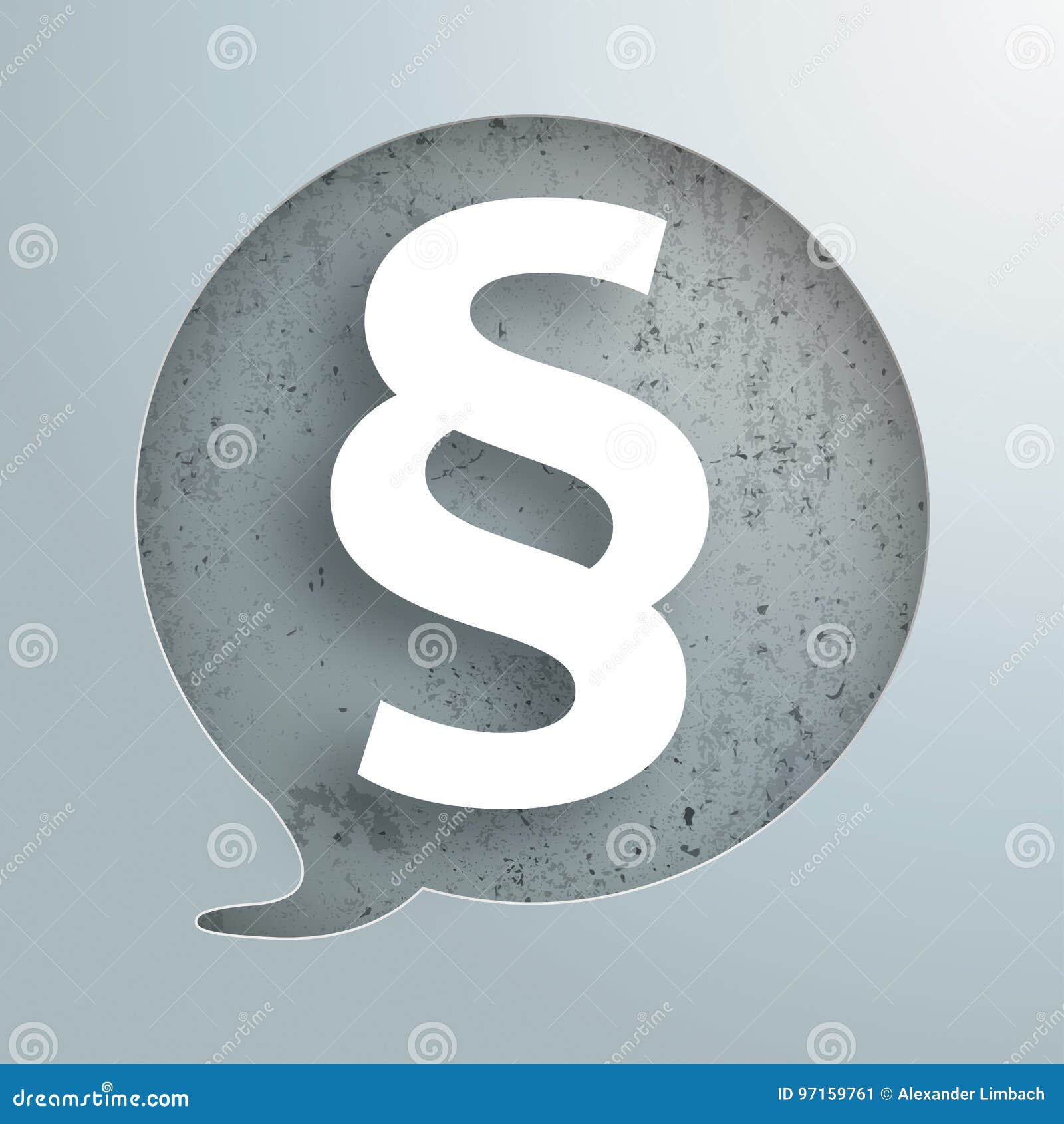 Speech Bubble Hole Concrete Paragraph Stock Vector - Illustration of ...