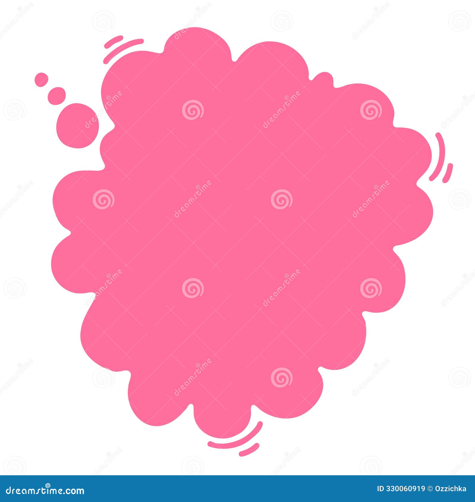 Speech Bubble Icon. Cloud Message Shape. Call Out. Chat Think Symbol ...