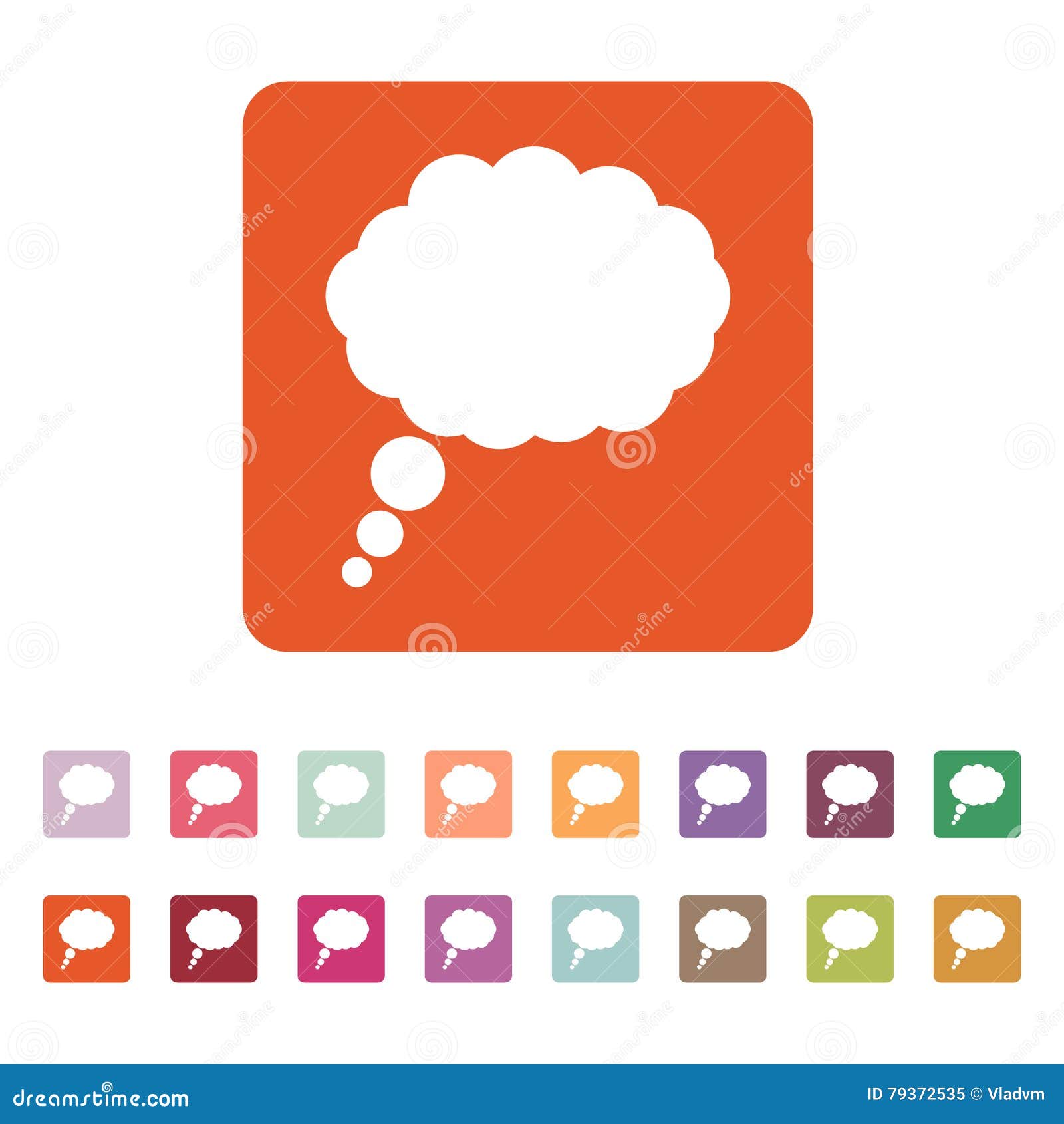 The Speech Bubble Icon. Talk Symbol Stock Vector - Illustration of ...