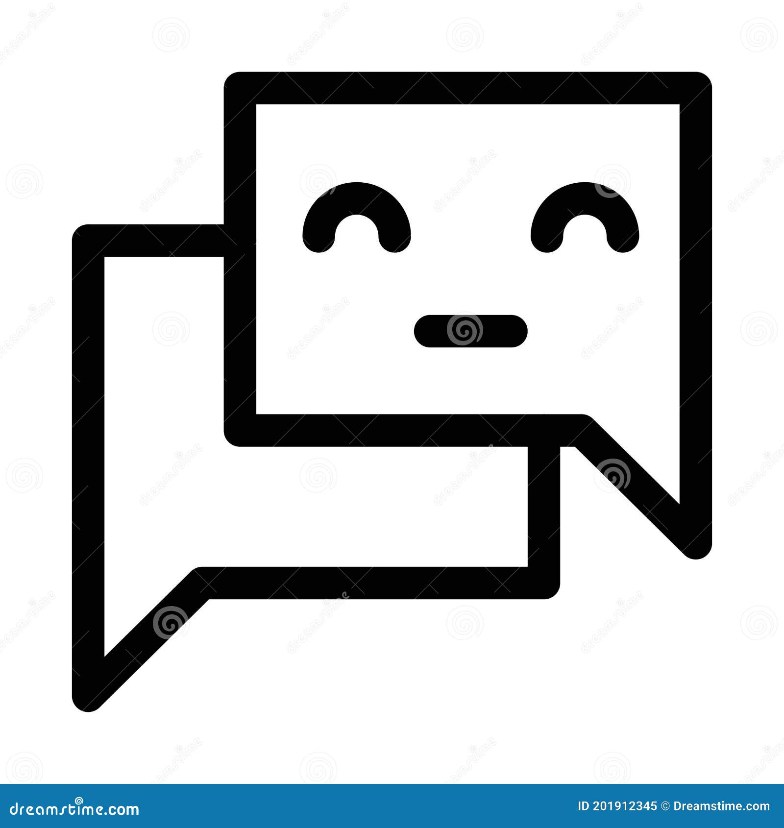 Speech Bubble Icon. Text Message, Chatting, Texting Symbols. Online ...