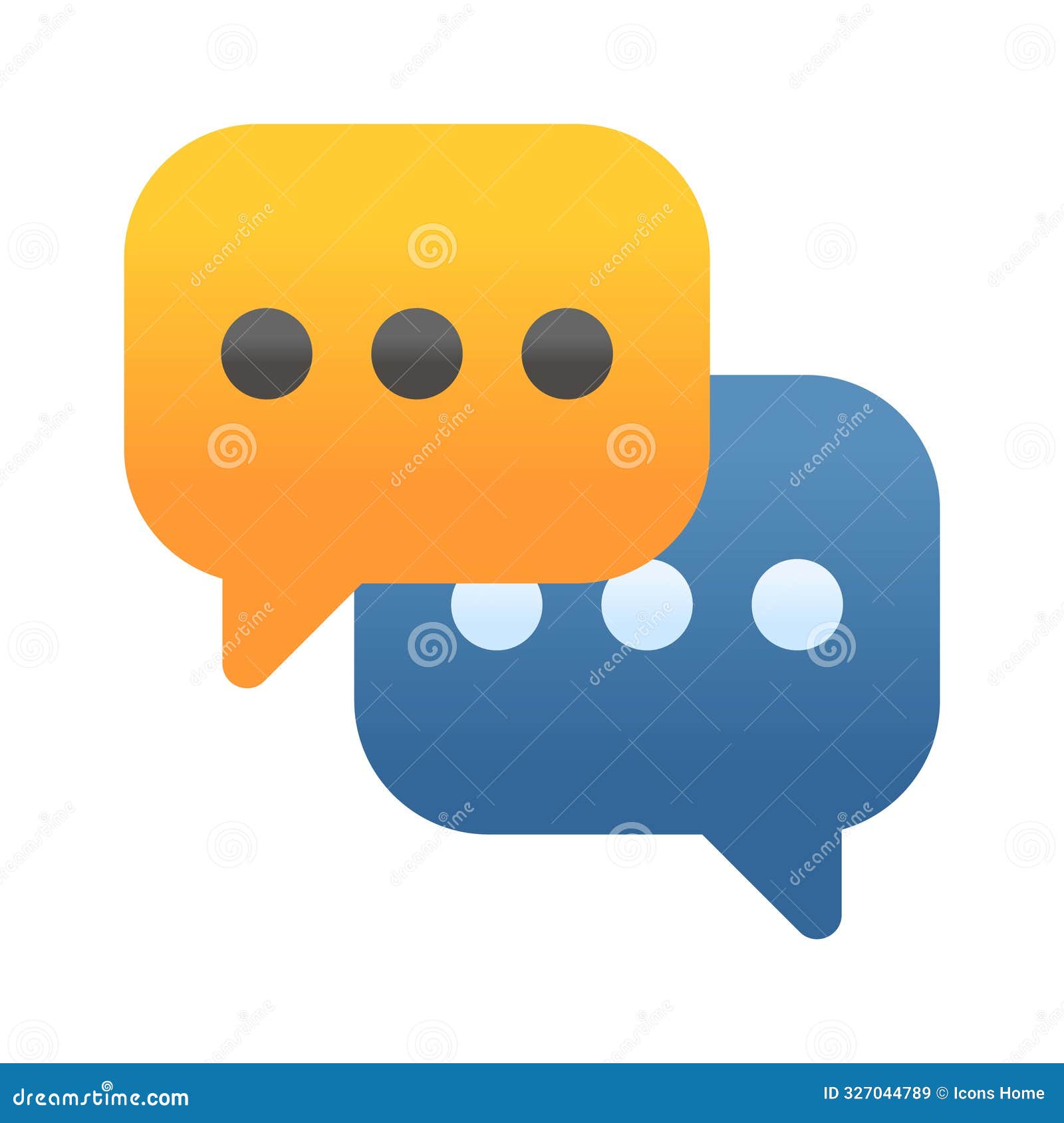 A Speech Bubble Icon, Used To Represent Dialogue, Comments, and ...