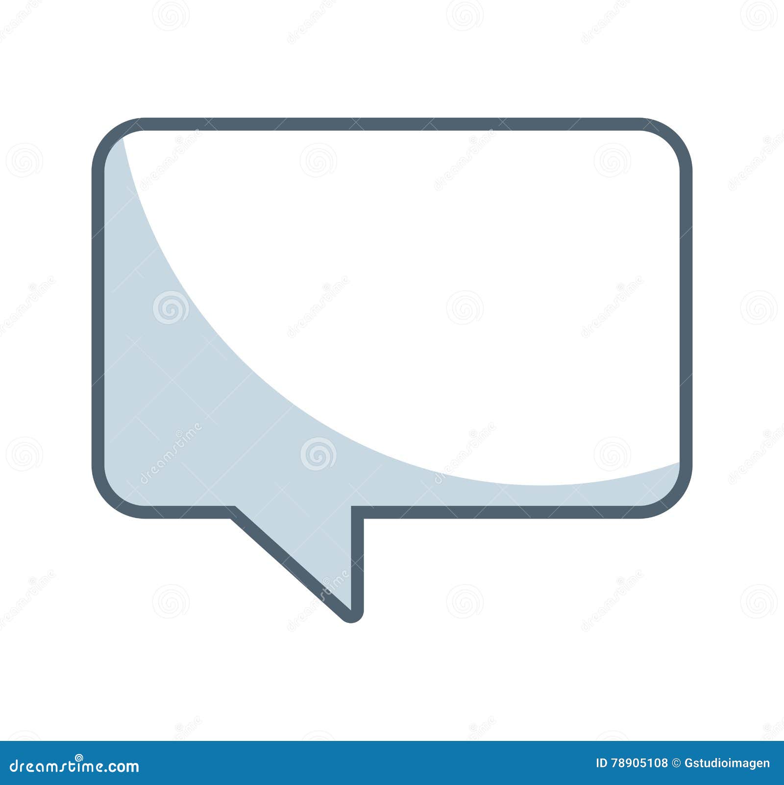 Speech Bubble Message Line Icon Stock Illustration - Illustration of ...