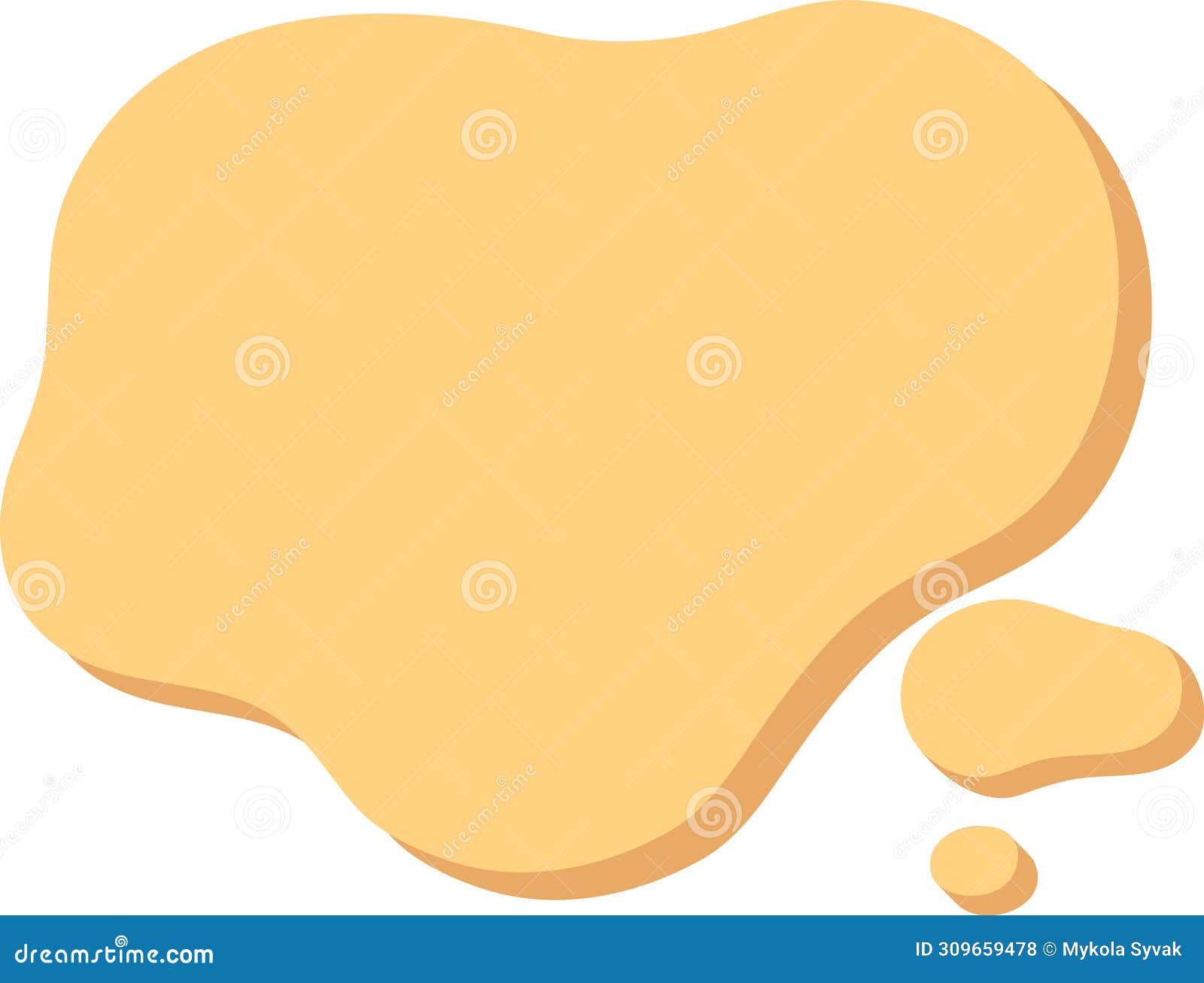 Speech Bubble Sky Shape stock vector. Illustration of chat - 309659478