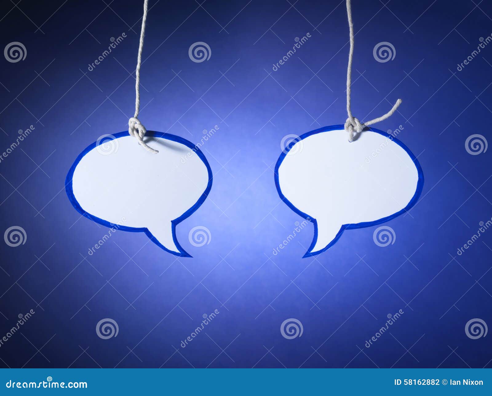 Speech Bubble Talk Pair - Stock Image Stock Photo - Image of blank ...