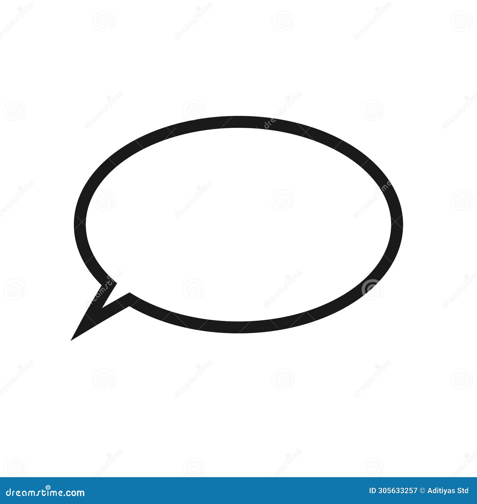 Speech Bubble. Talk bubble stock vector. Illustration of website ...
