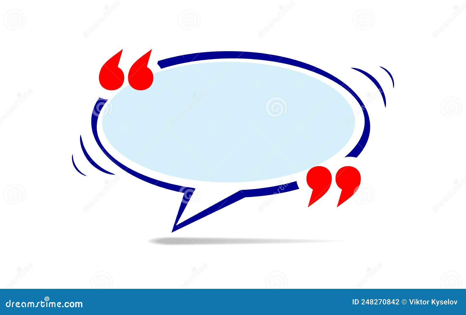 Speech bubble template stock vector. Illustration of geometric - 248270842
