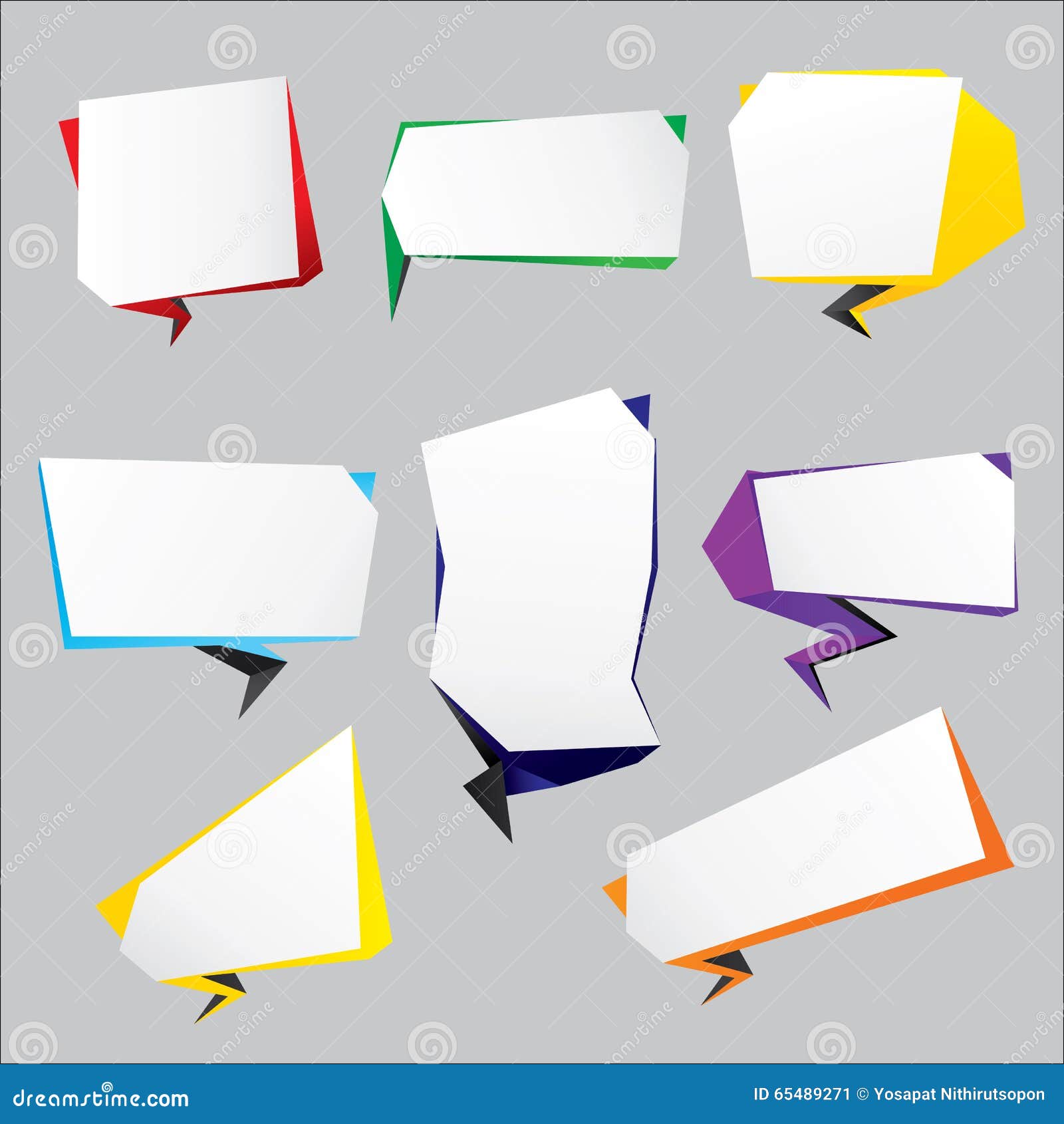 Speech bubble/text box stock vector. Illustration of shape - 65489271