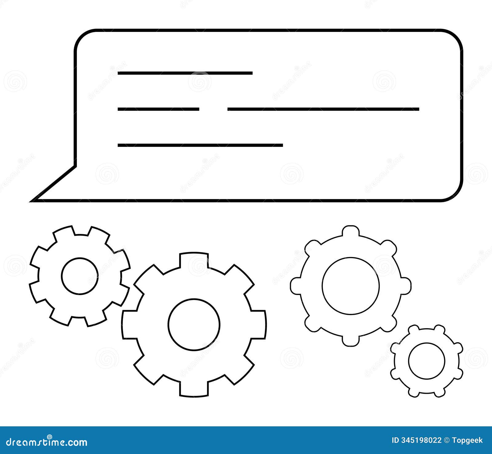 Interconnected Gears Design, Mechanical Linkage , System Components ...