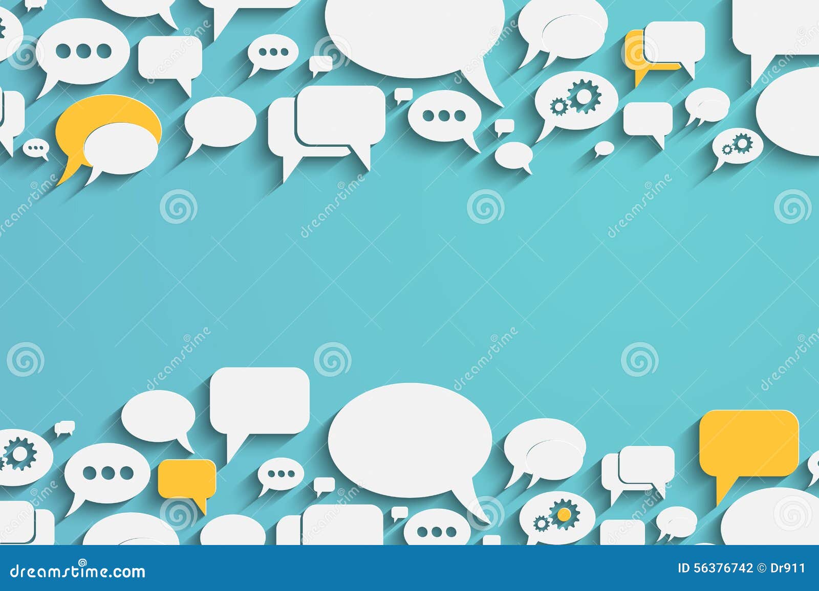 Speech Bubbles and Dialog Balloons Stock Vector - Illustration of chat ...