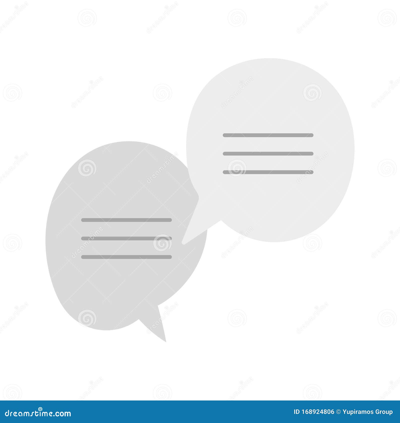 Dialogue And Conversation With Bubble Dialog And Monitor Screen Vector ...