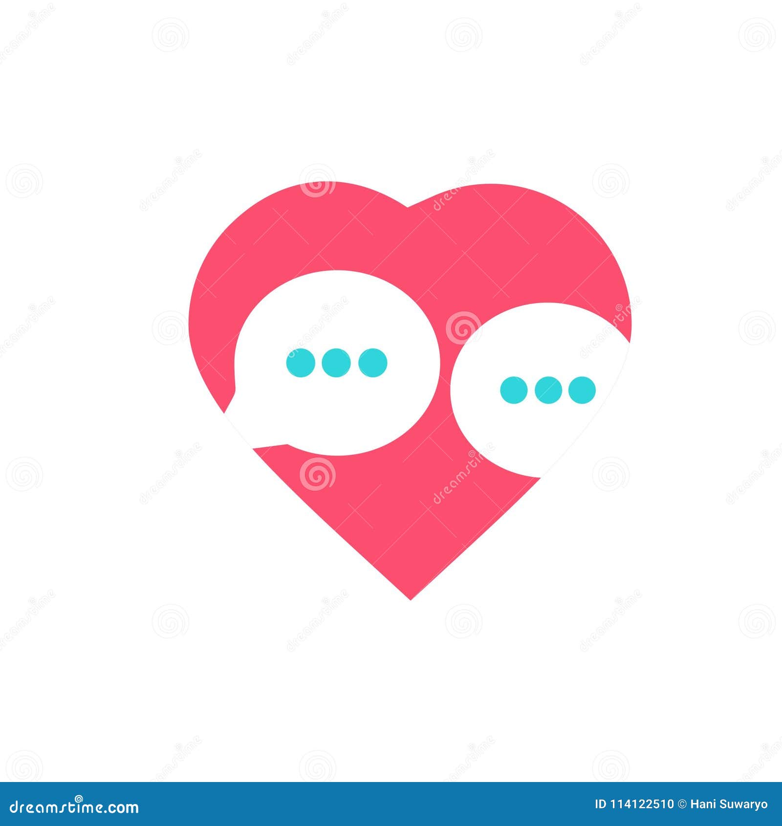 Dialogue Icon. Chat Vector Logo Concept Illustration in Flat Style ...