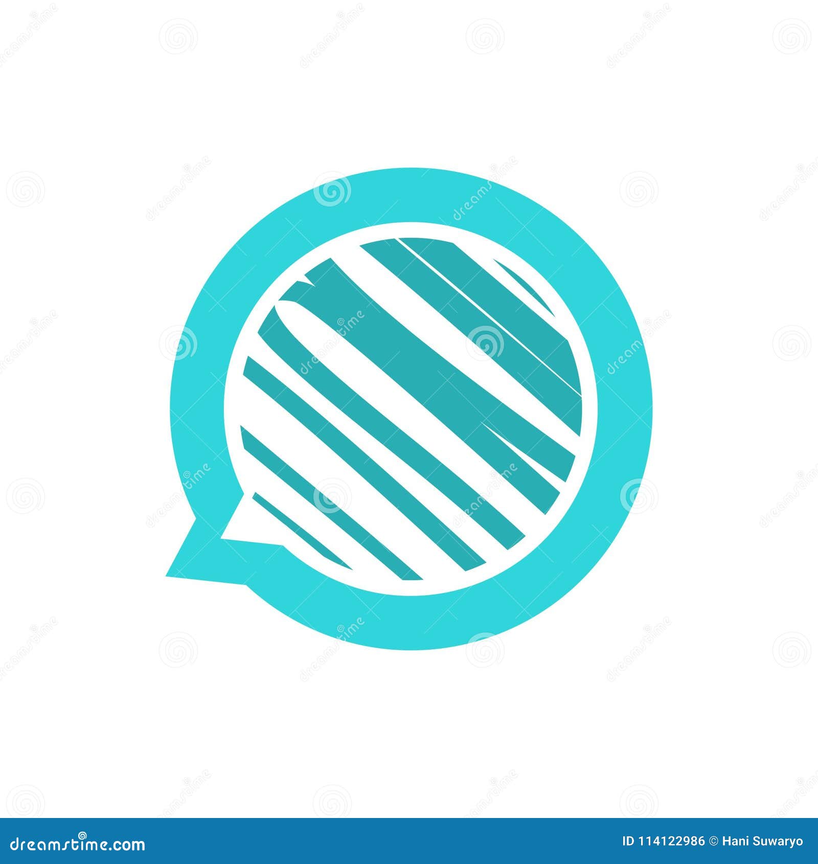 Dialogue Icon. Chat Vector Logo Concept Illustration in Flat Style ...