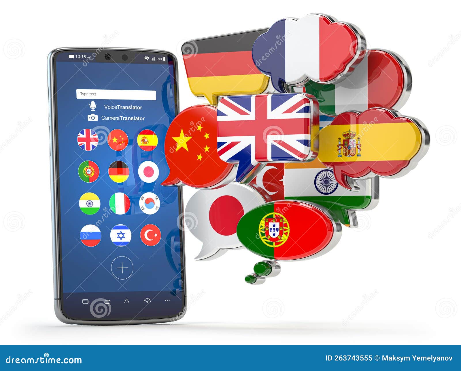 Speech Bubbles with Flags. Dictionary, Translating and Learning ...