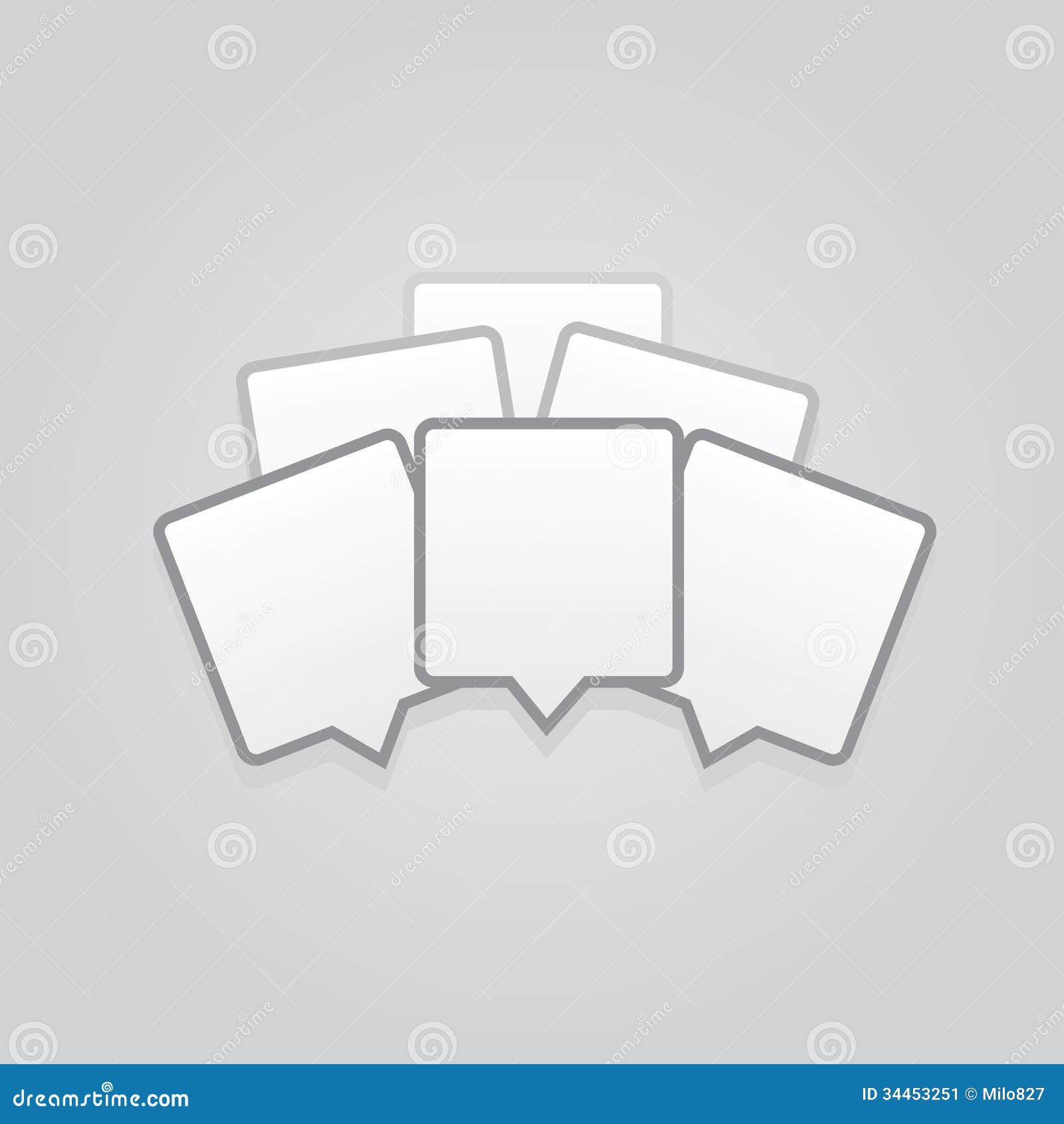 Speech Bubbles Group stock vector. Illustration of communication - 34453251