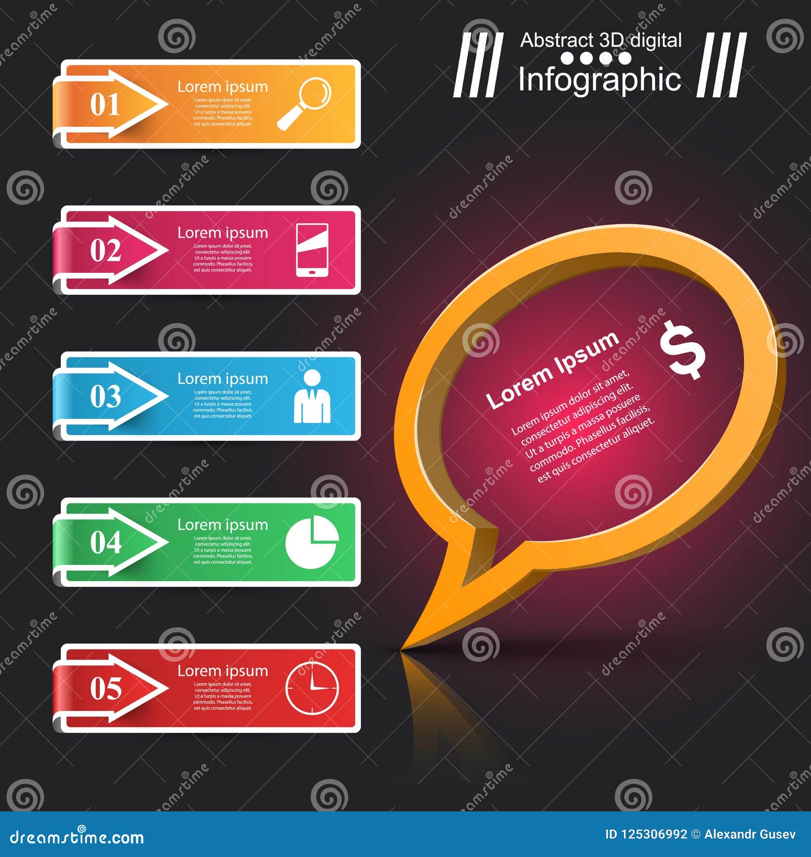 Speech Bubbles Icon. Dialog Box Info Stock Vector - Illustration of ...