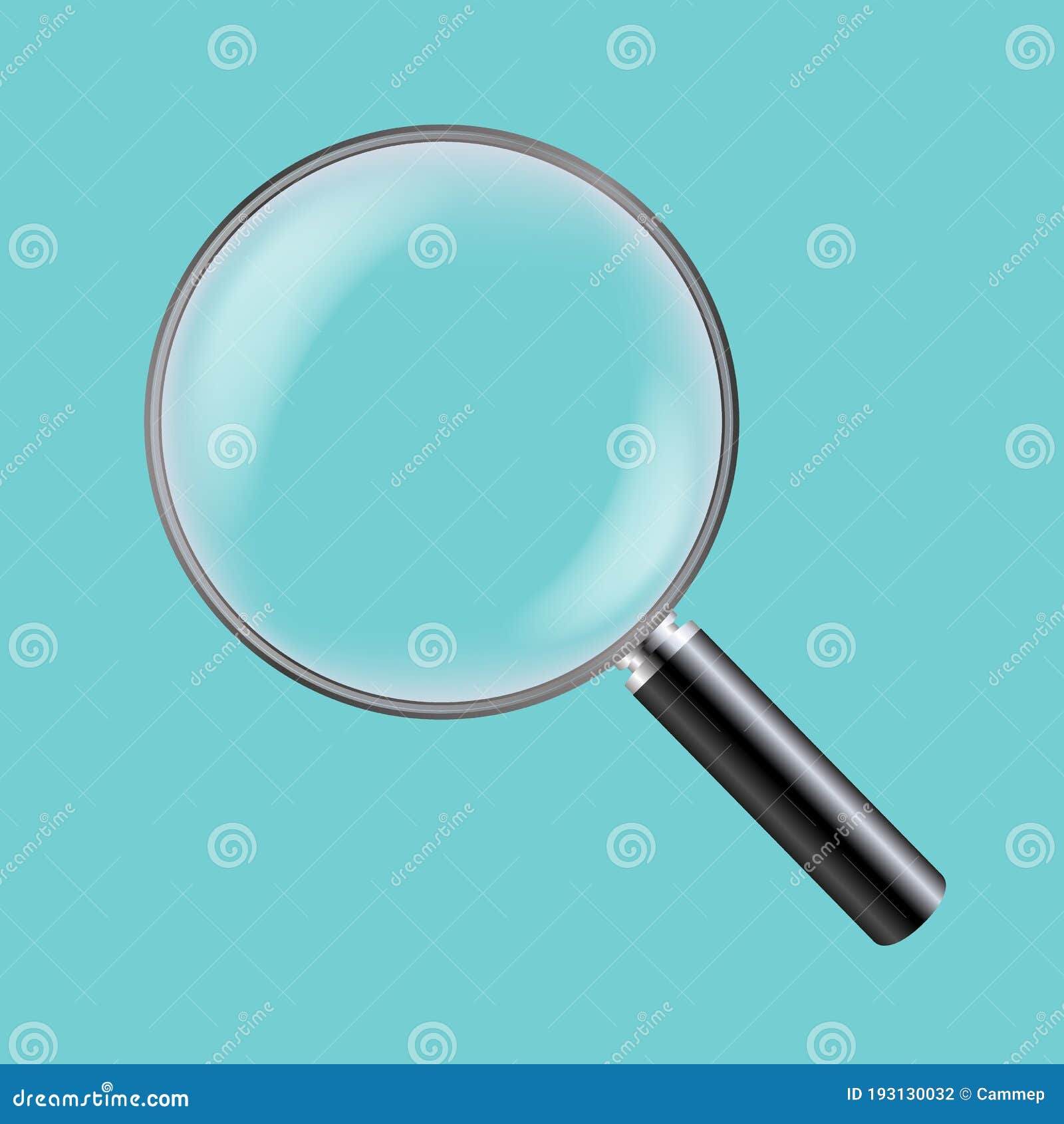 Speech Bubbles and Magnifying Glass Stock Vector - Illustration of ...