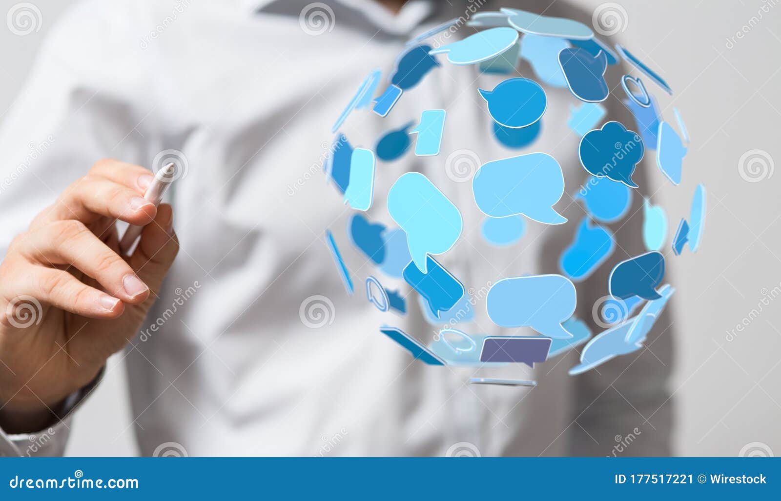 A Speech Bubbles. People Chatting. Vector Illustration of a ...