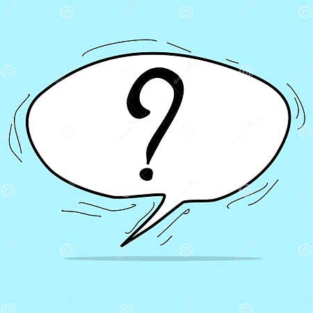 Speech Bubbles with Question Mark Stock Vector - Illustration of chat ...
