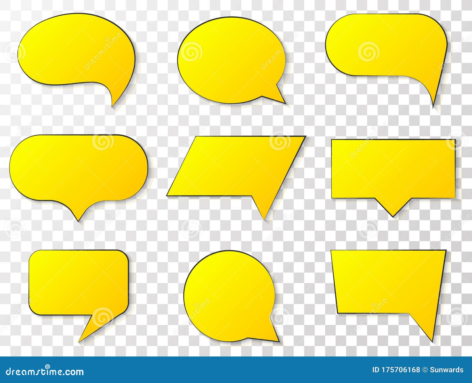 Speech Bubbles, Quote Box Frame Labels Set. Stock Vector - Illustration ... Speech Bubbles, Quote Box Frame Labels Set. Stock Vector - Illustration ...