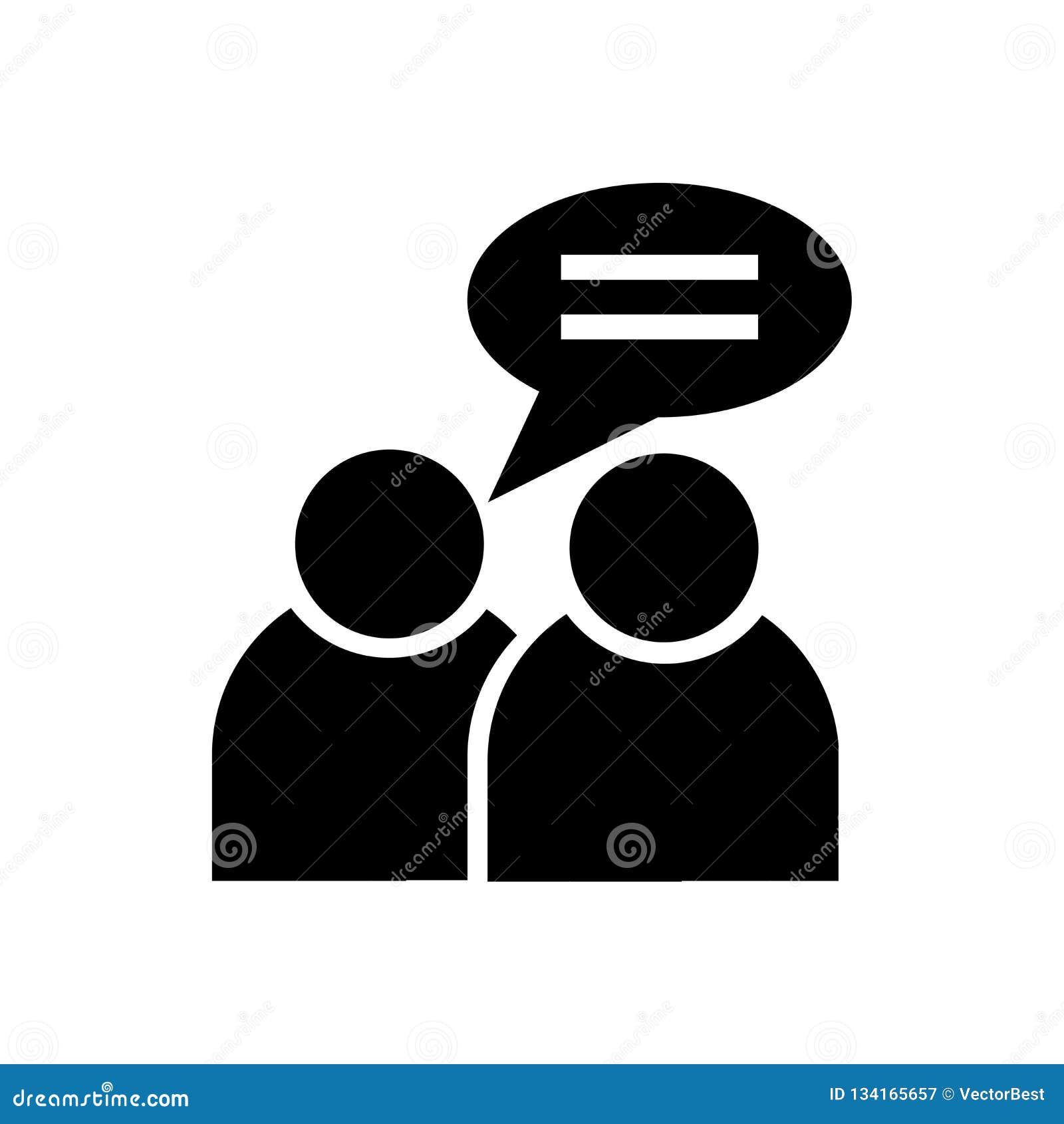 Speech Icon Vector Sign and Symbol Isolated on White Background, Speech ...