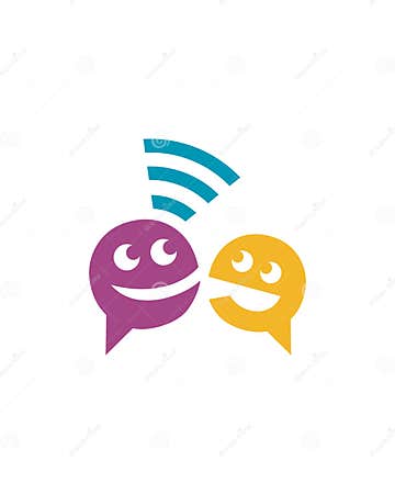 Speech Logo stock vector. Illustration of therapy, icon - 79625194