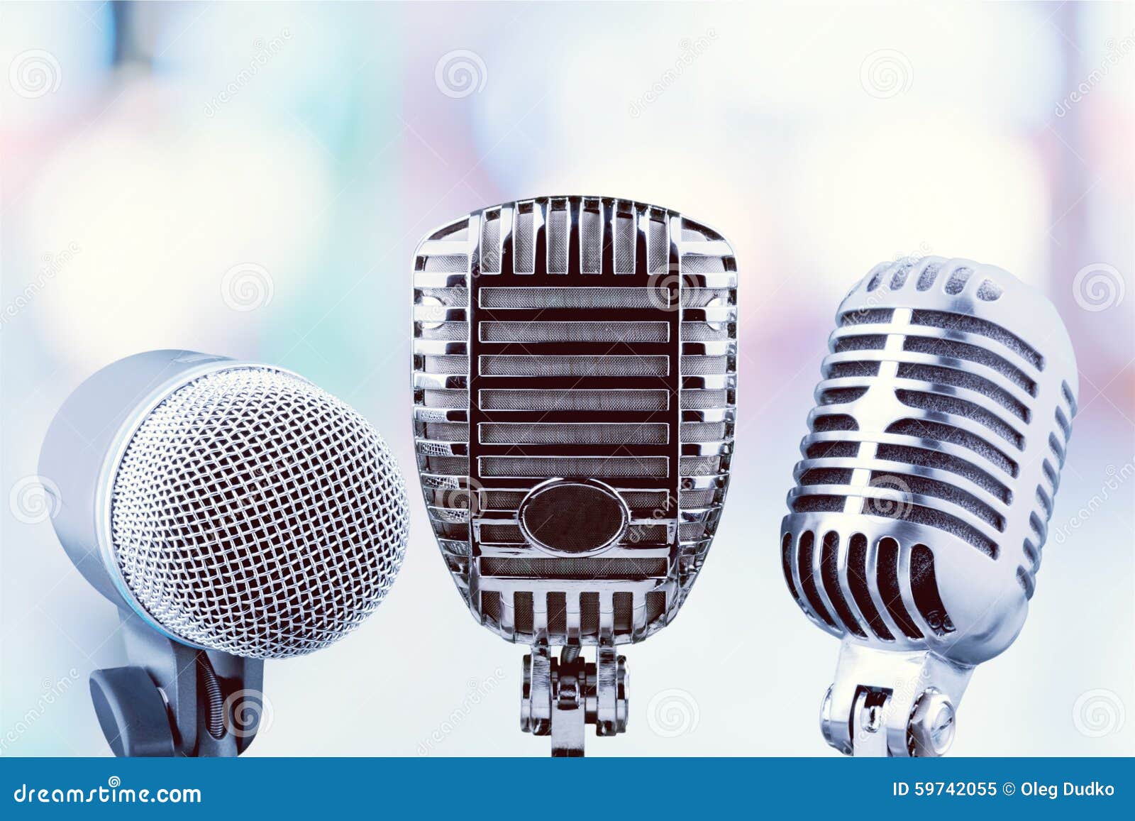 Speech Microphones stock image. Image of medium, stand - 59742055