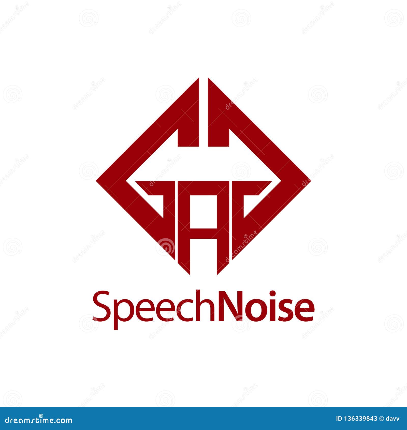 Noise Logo Design Stock Image | CartoonDealer.com #109341469