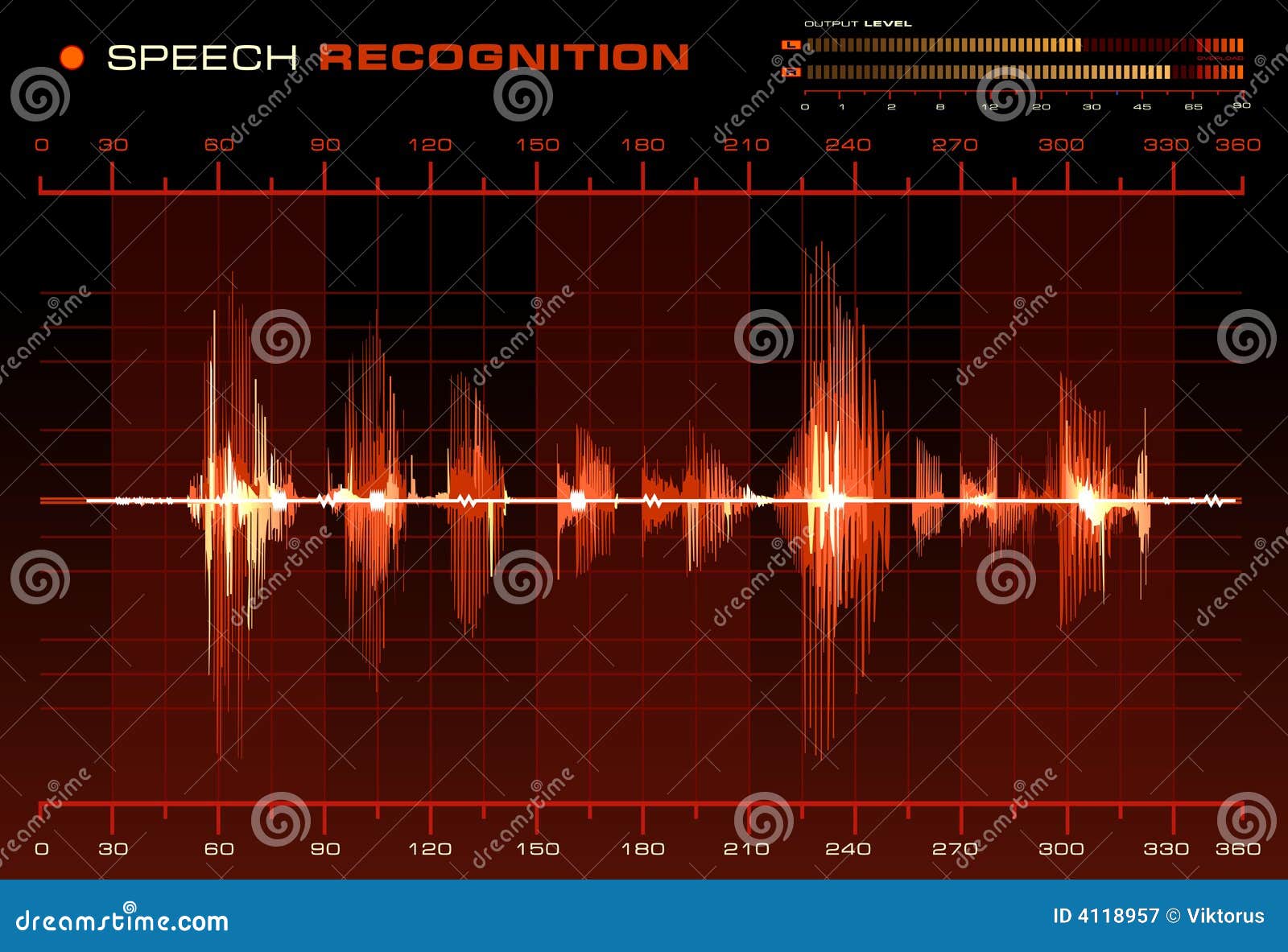 Speech Recognition stock vector. Illustration of form - 4118957