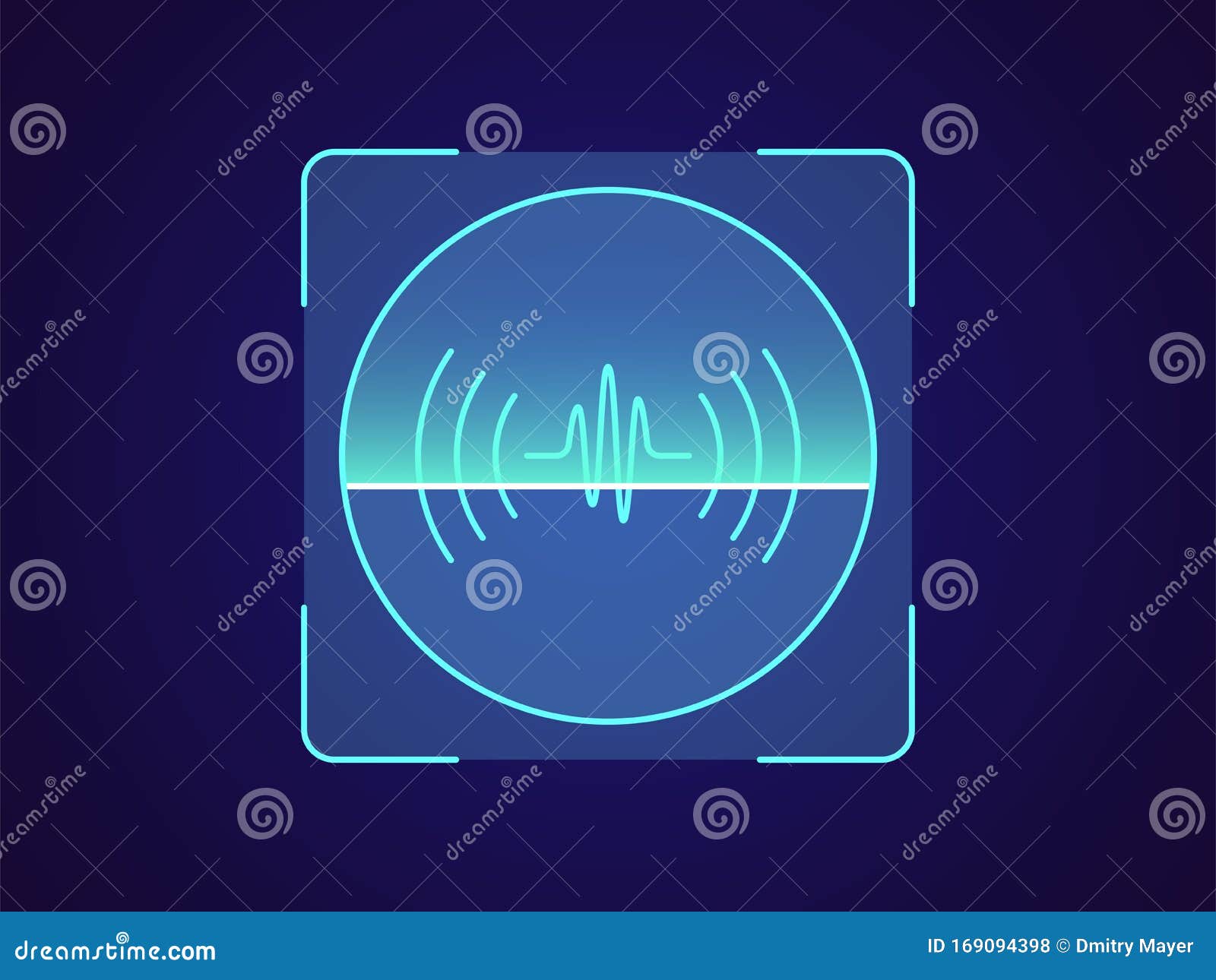 Speech Recognition. Biometric Scanning System for Human Voice, Speech ...