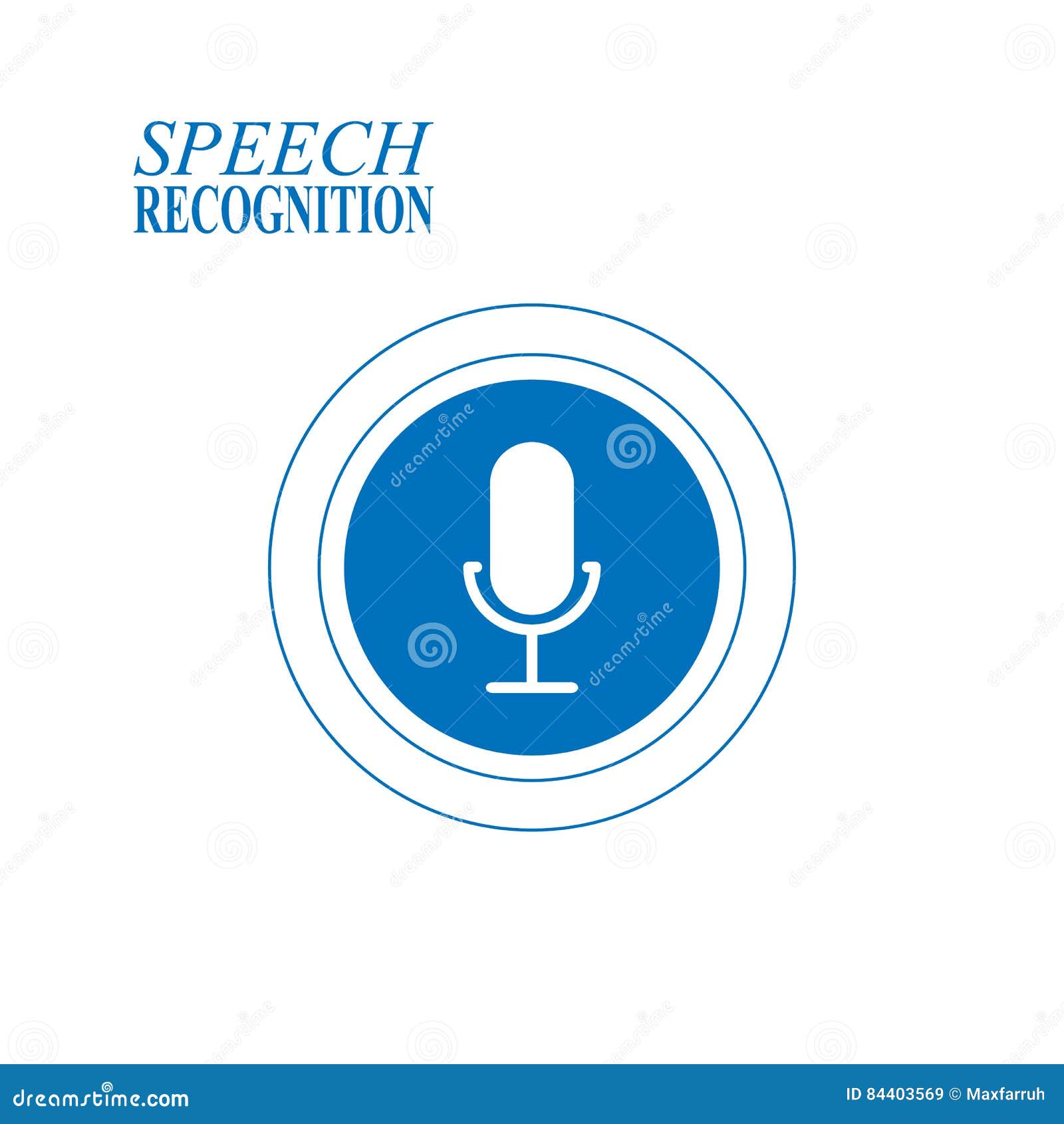 Speech Recognition Illustration Stock Illustration - Illustration of ...