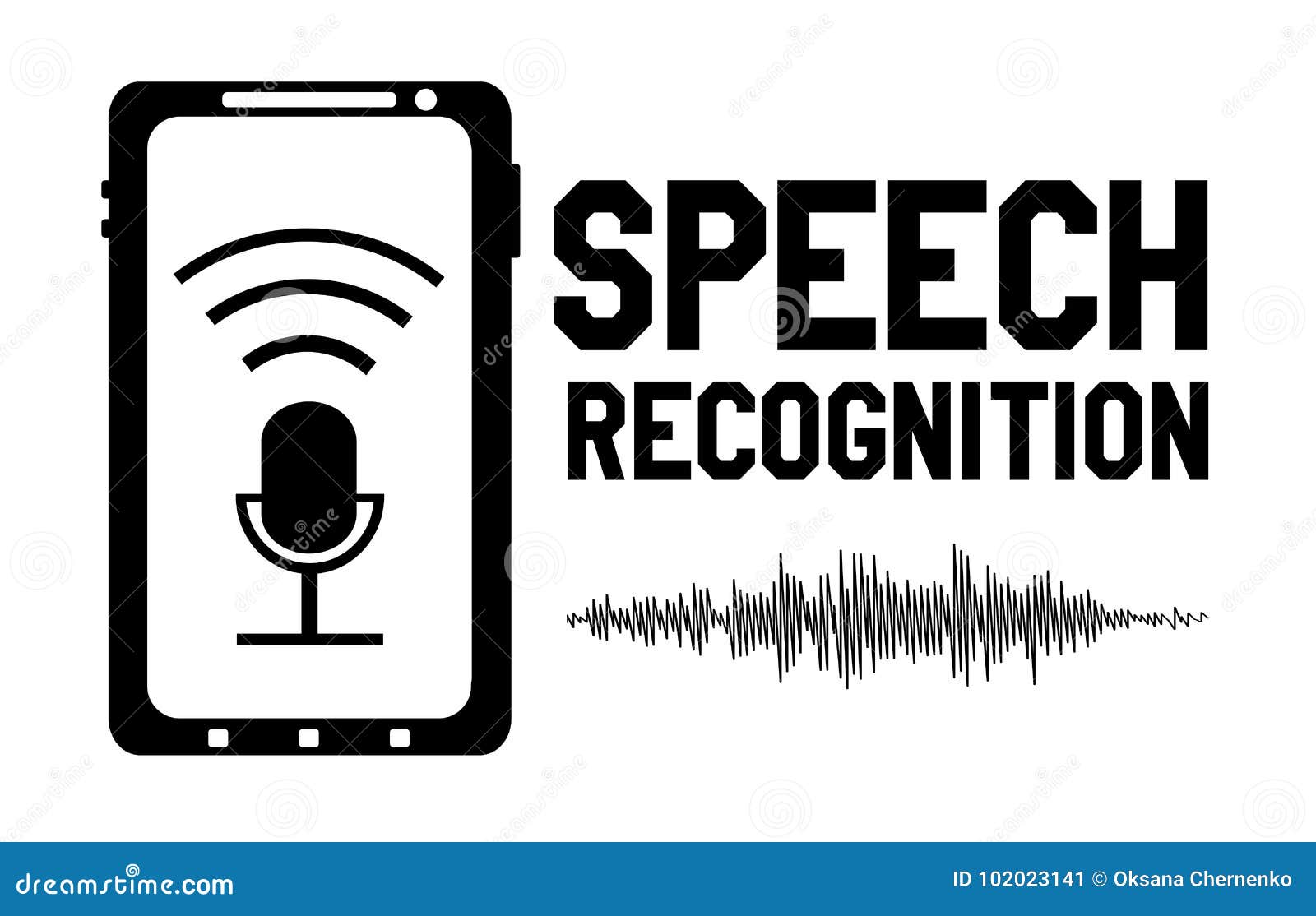 Speech Recognition Logo Design Element Stock Vector - Illustration of ...