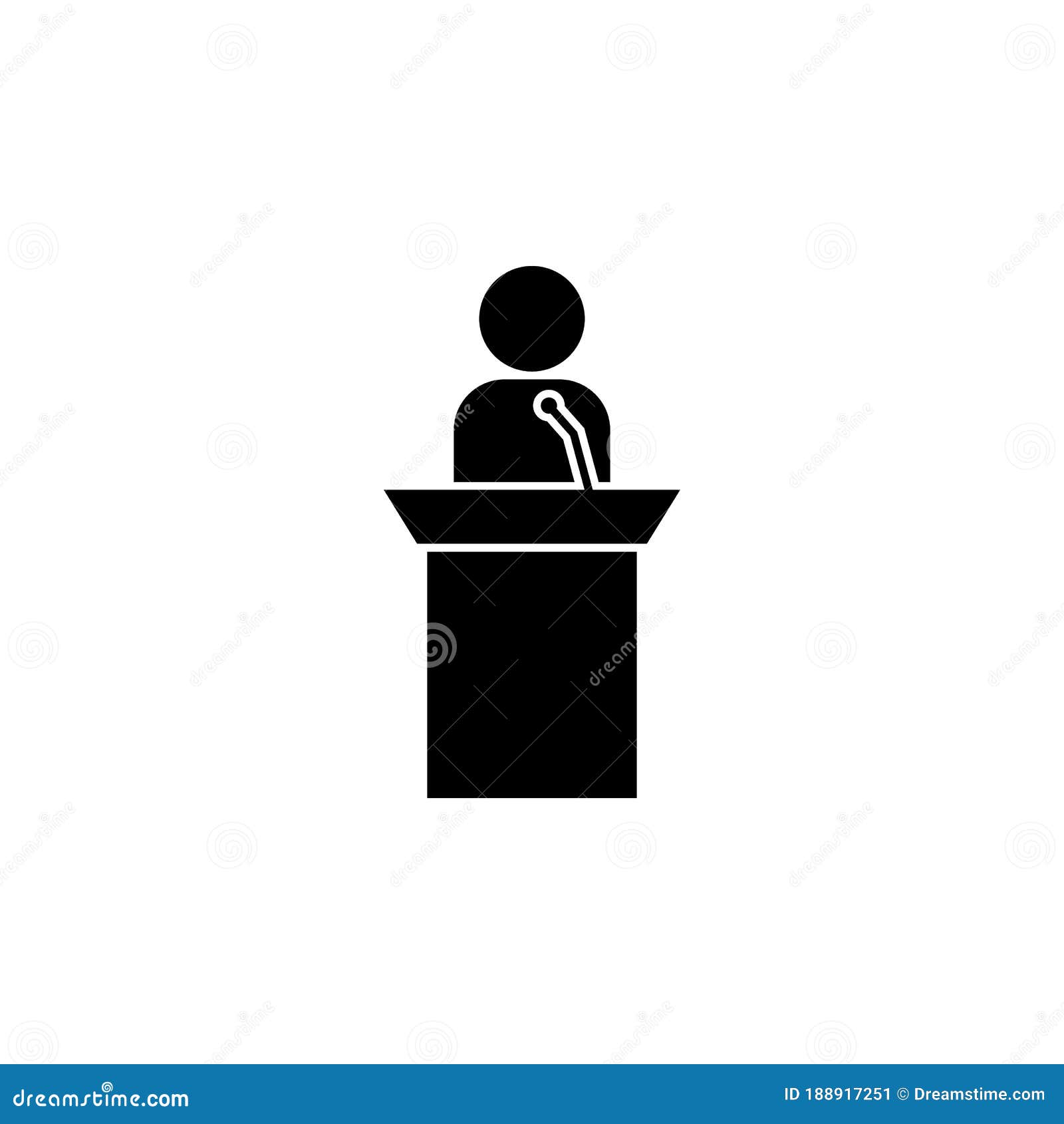 A Speech from the Rostrum Icon. Element of Conversation Icon for Mobile ...