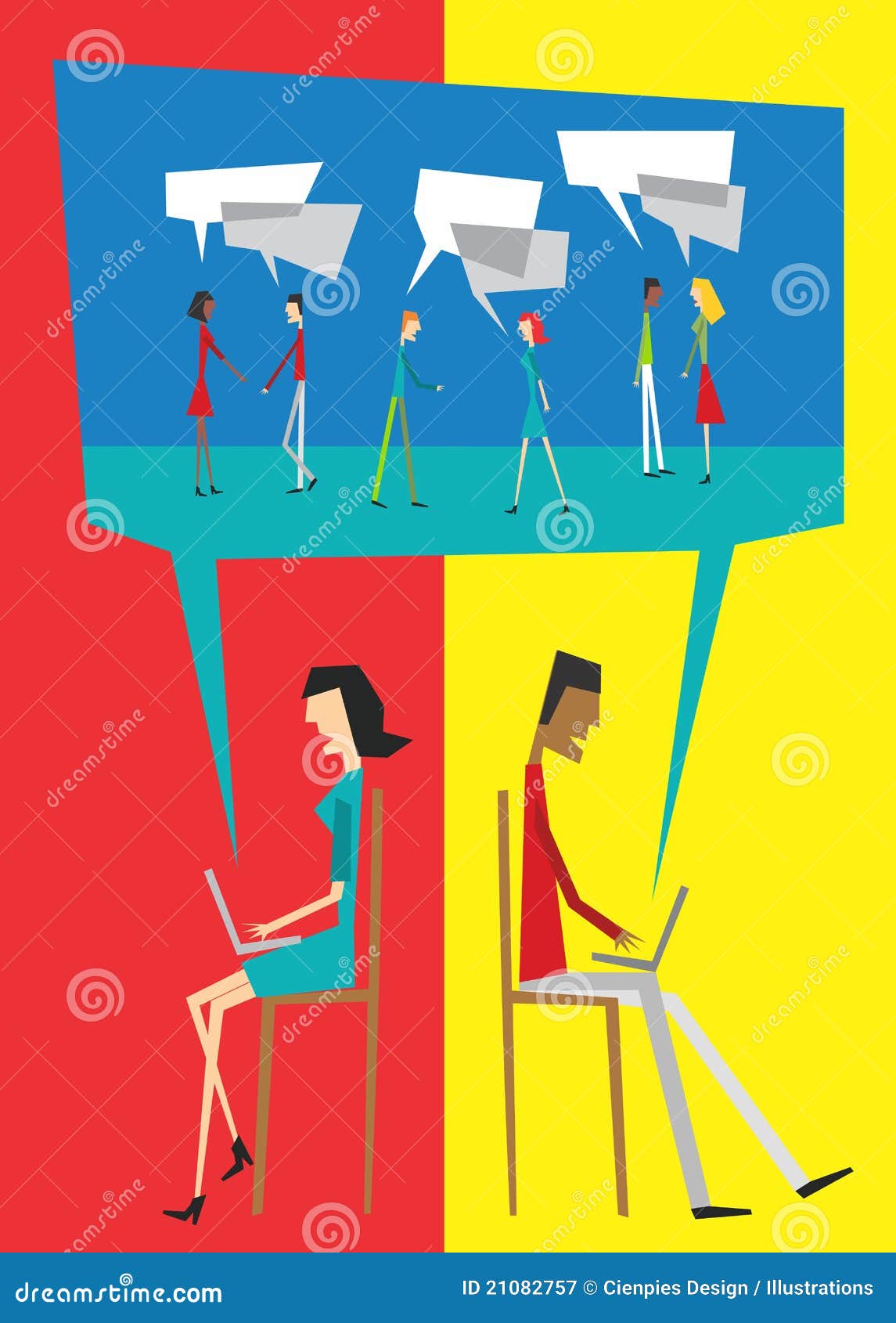 Speech Social Interaction Royalty Free Stock Photography - Image: 21082757