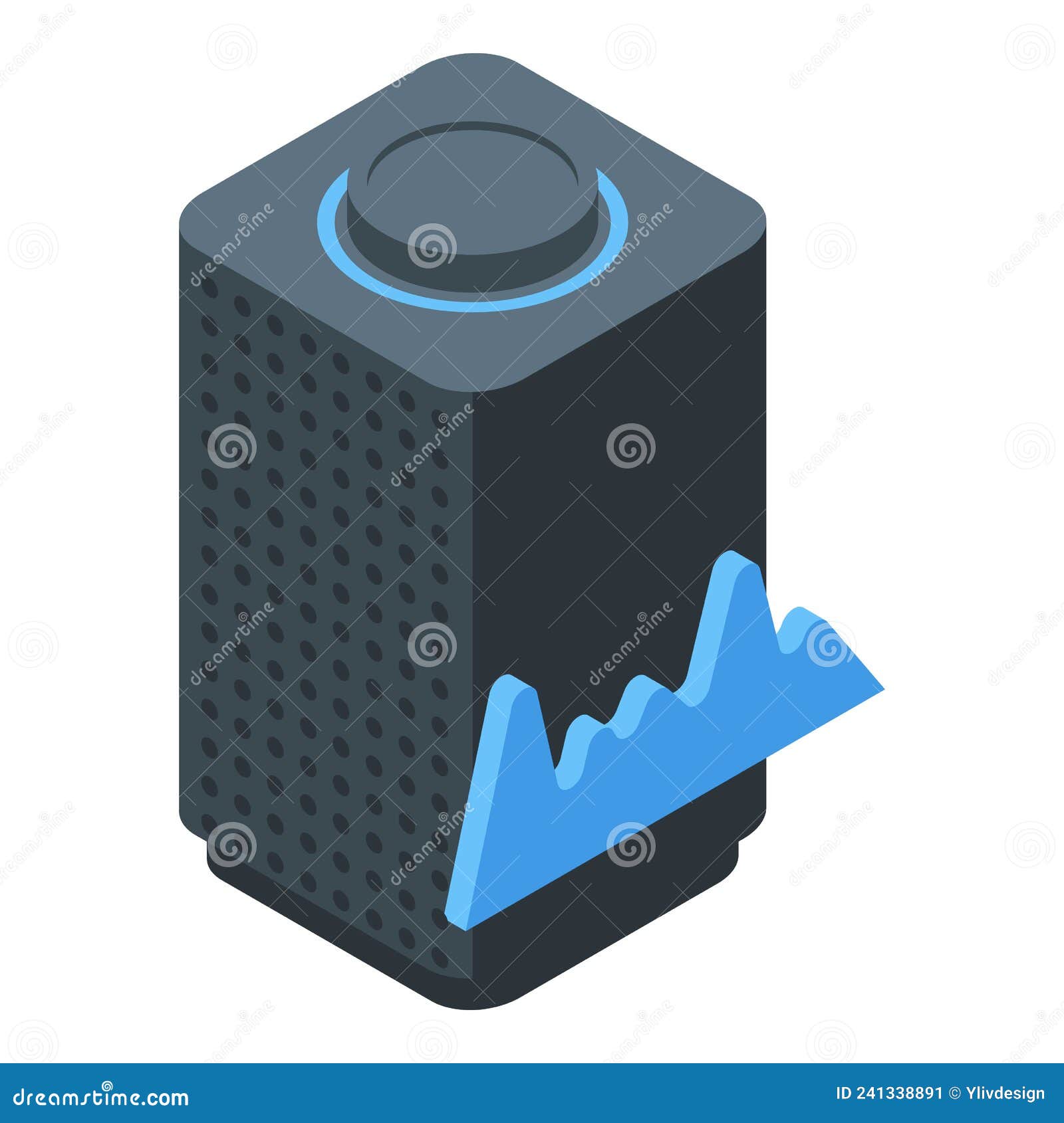 Speech Sound Icon Isometric Vector. Mouth Pronunciation Stock Vector ...