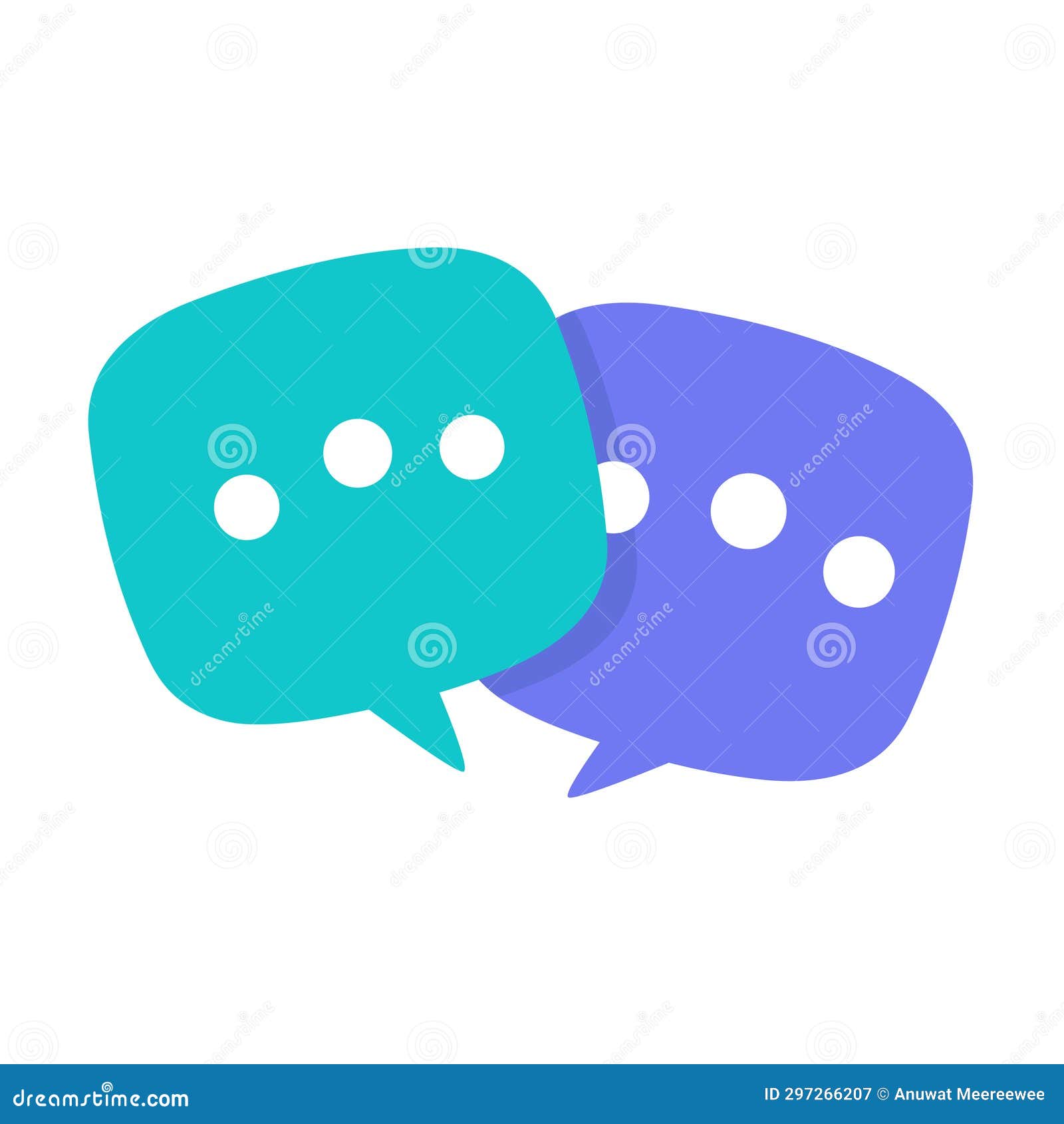 Speech Text Box with Three Dots Conversation Concept To Exchange Ideas ...