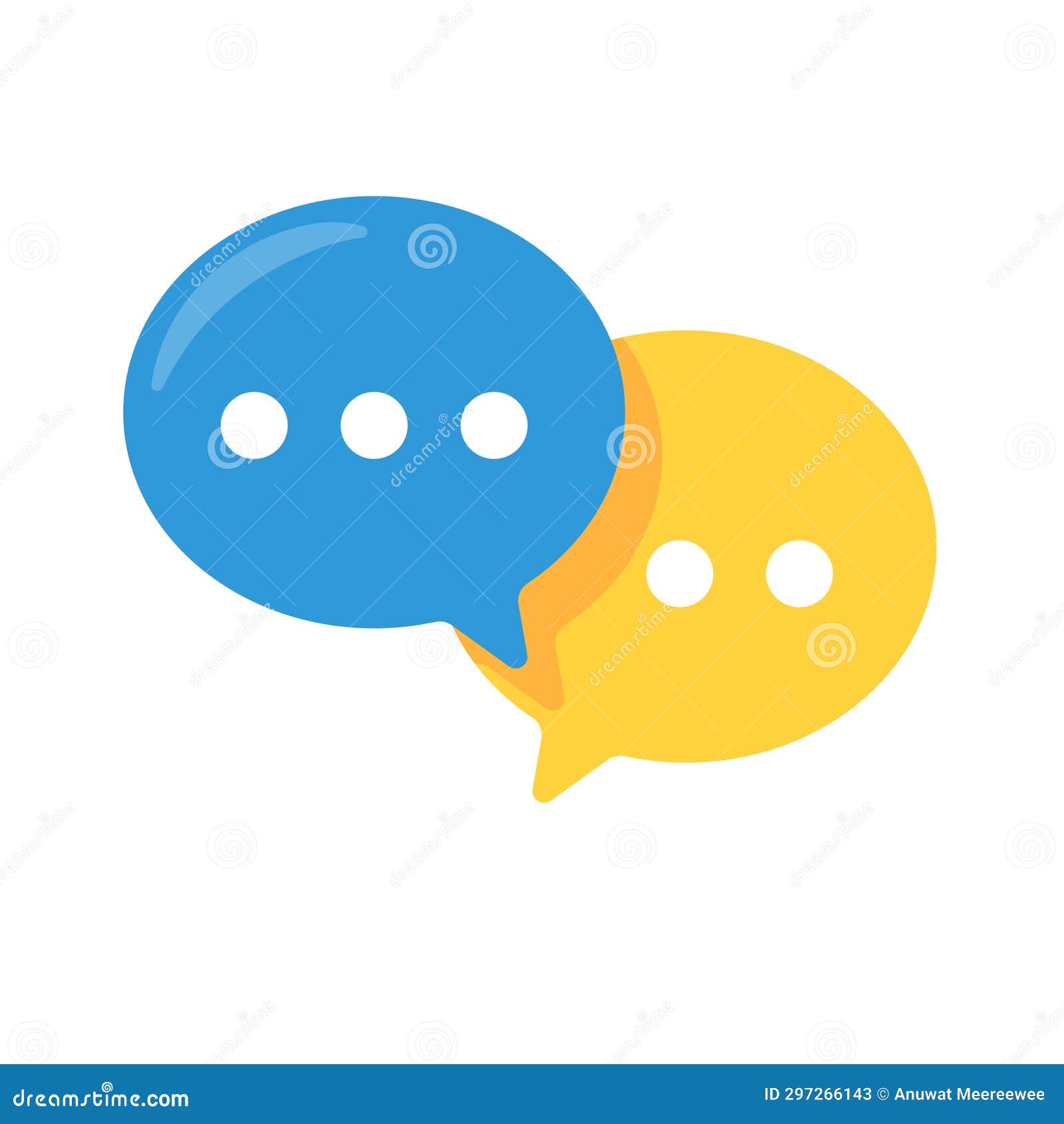 Speech Text Box with Three Dots Conversation Concept To Exchange Ideas ...