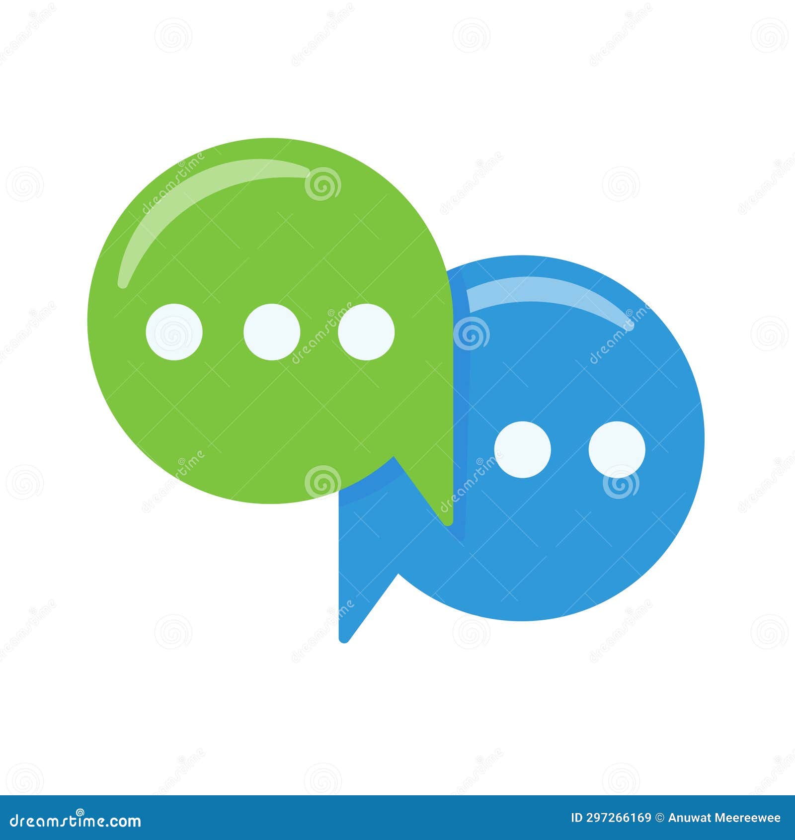 Speech Text Box with Three Dots Conversation Concept To Exchange Ideas ...
