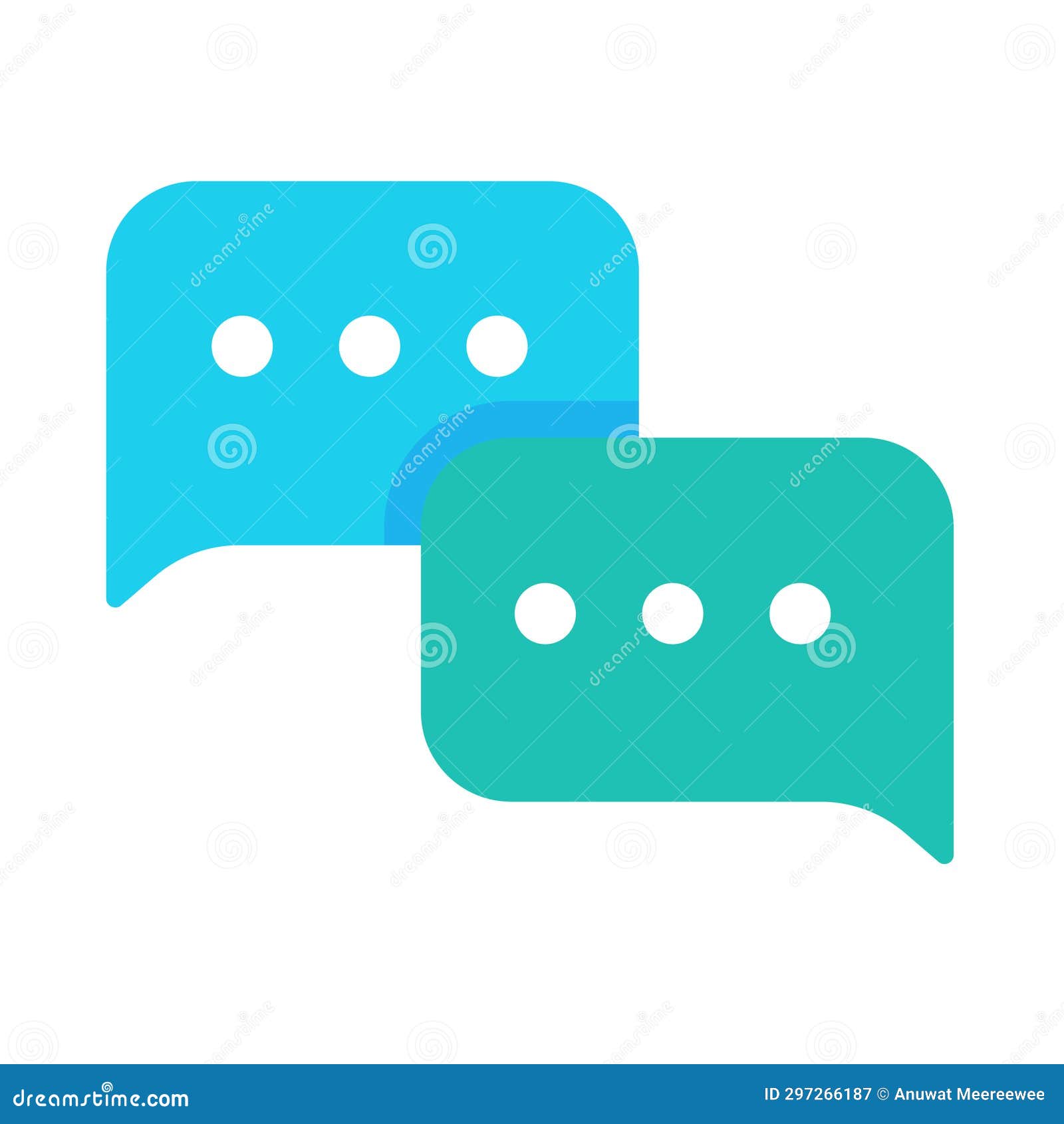 Speech Text Box with Three Dots Conversation Concept To Exchange Ideas ...