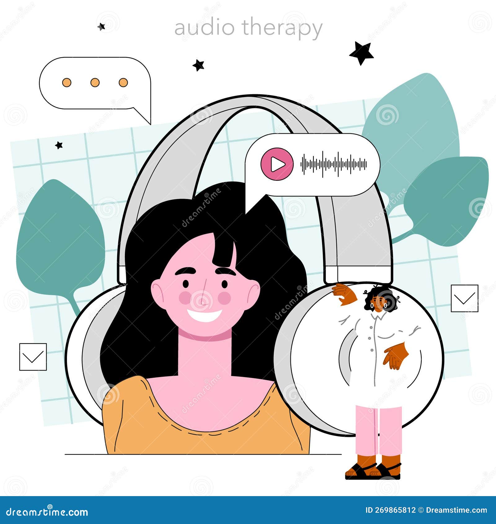 Speech Therapist Concept. Didactic Correction And Speech Treatment ...