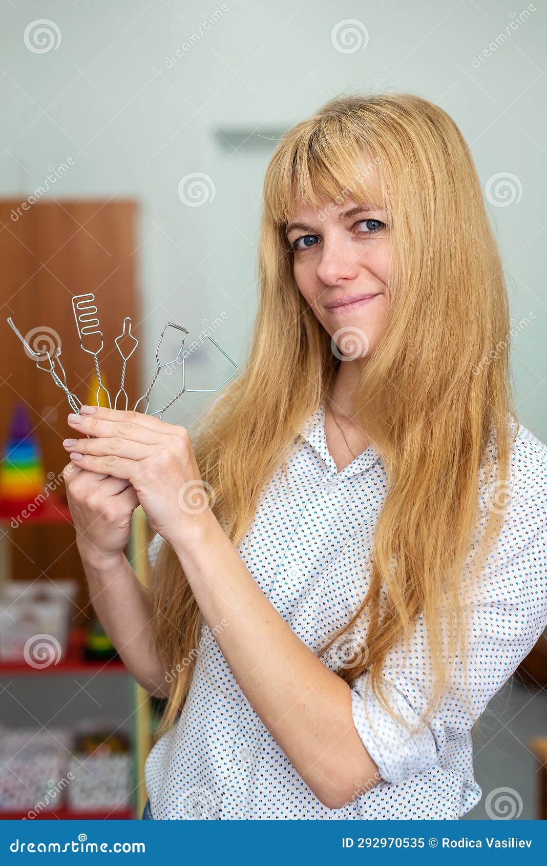 Speech Therapist with a Logopedic Set Probes. Speech Pathology ...