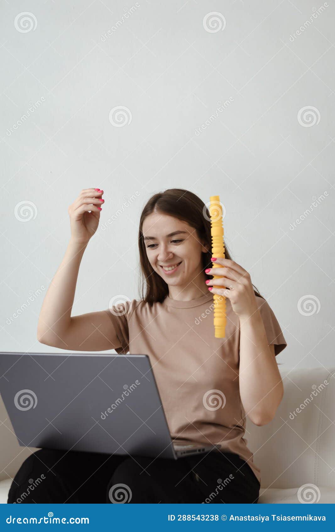 Speech Therapist Works with a Child Remotely. Speech Therapy at ...