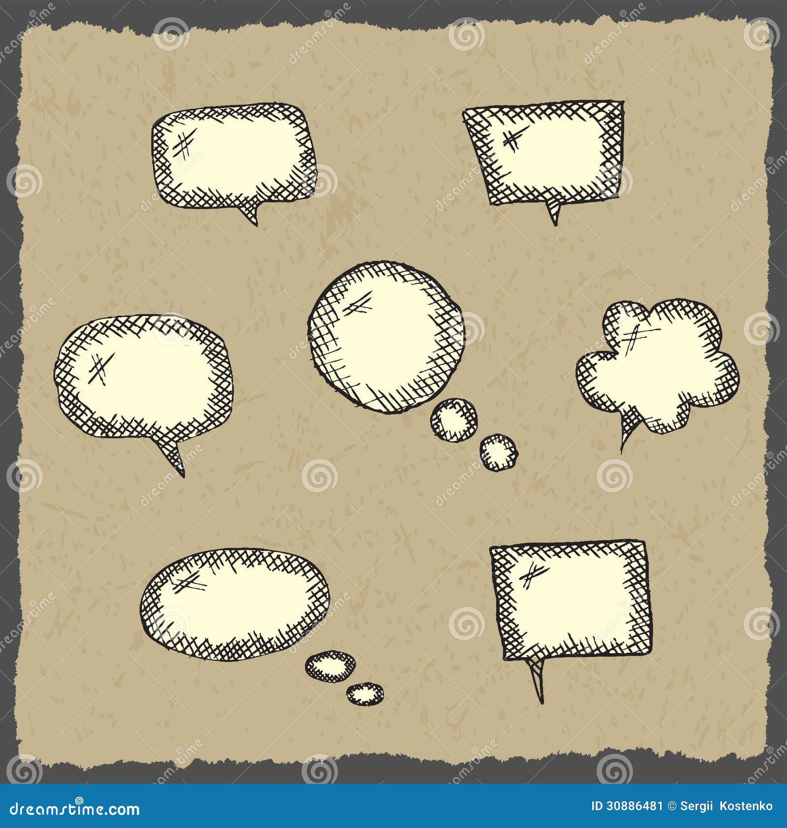 Speeches Volume Hand Draw on Dark Paper Stock Vector - Illustration of ...