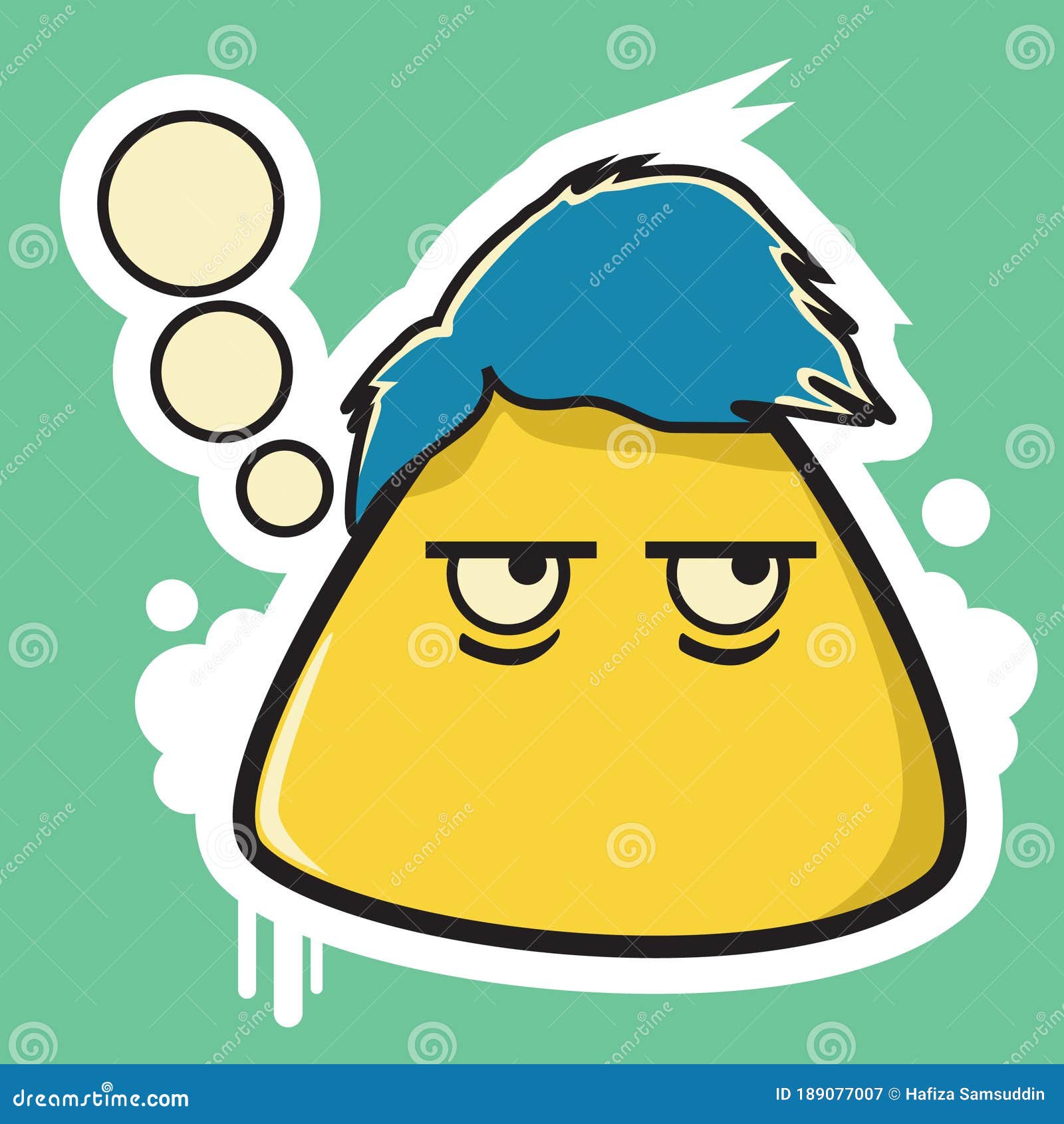 Speechless Emoticon. Vector Illustration Decorative Design Stock Vector ...