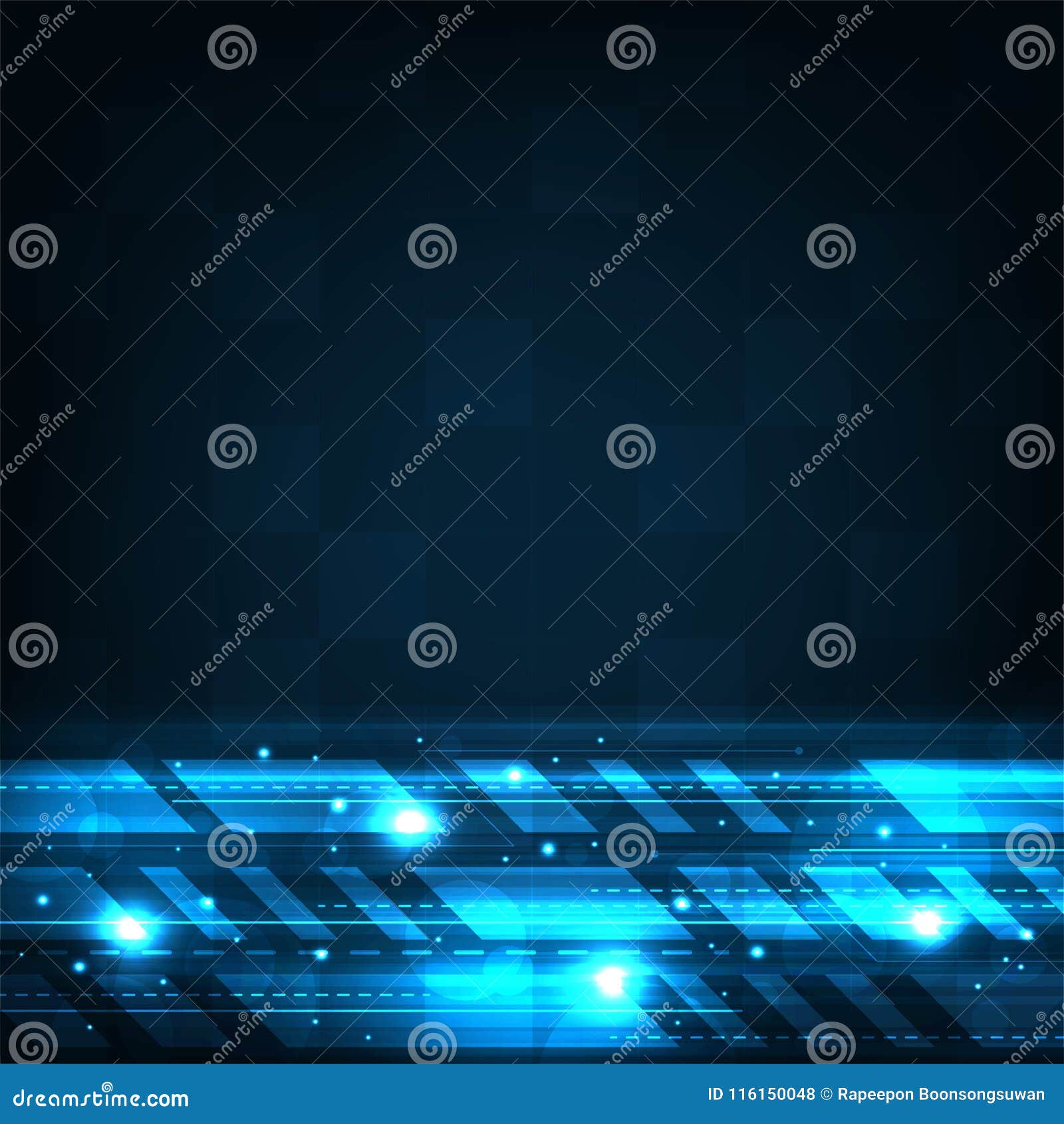 The Speed of the Advanced Communication System. Stock Vector ...