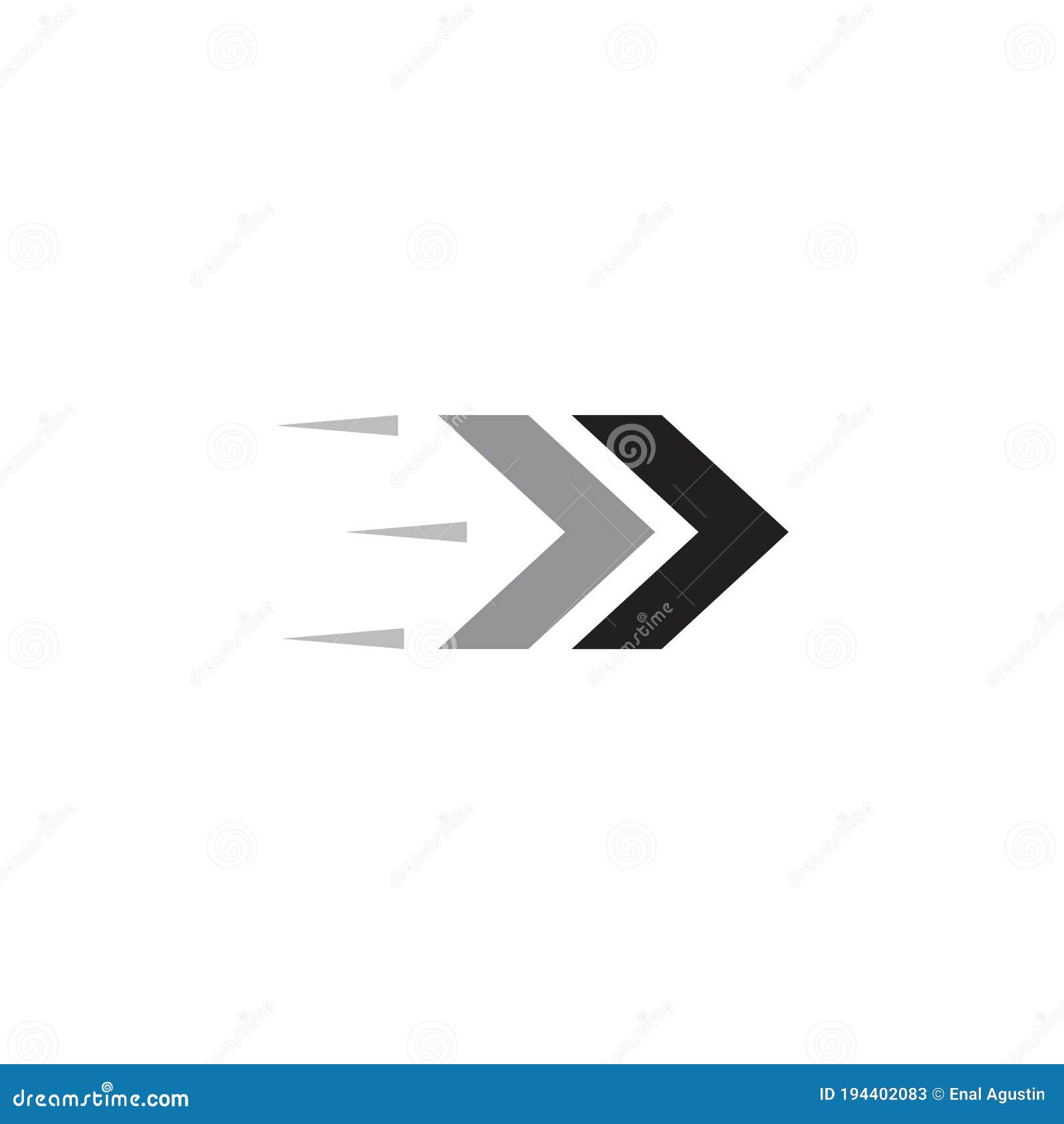 Speed Arrow Icon Logo Design Template Stock Vector - Illustration of ...