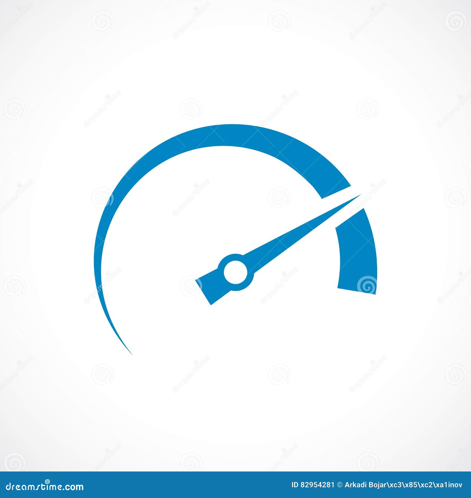 Speed arrow vector icon stock vector. Illustration of pictogram - 82954281